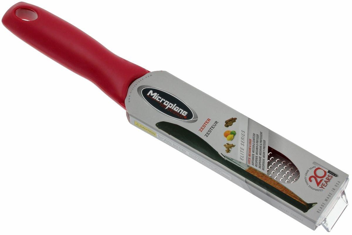 Microplane Elite zester, red | Advantageously shopping at ...