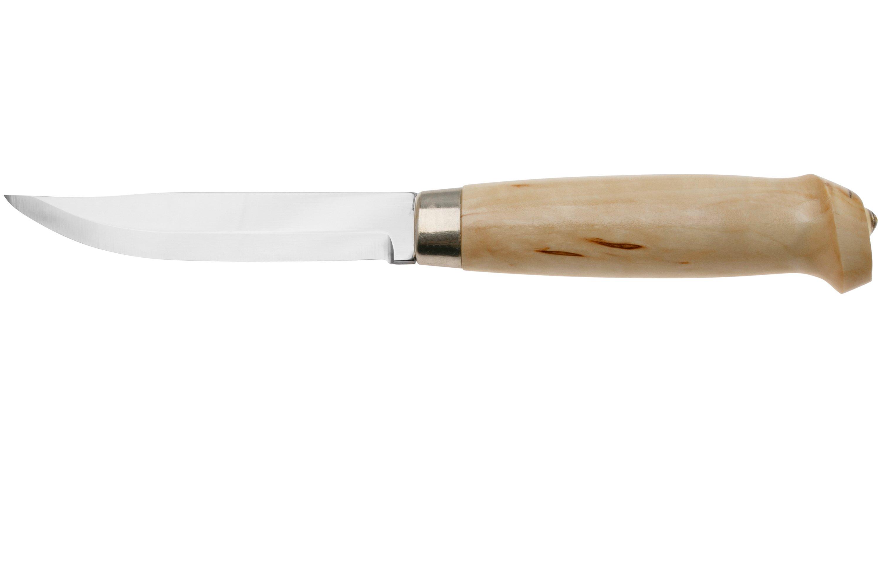 Marttiini Lynx 131, 131010, Stainless, Curly Birch, outdoor knife ...
