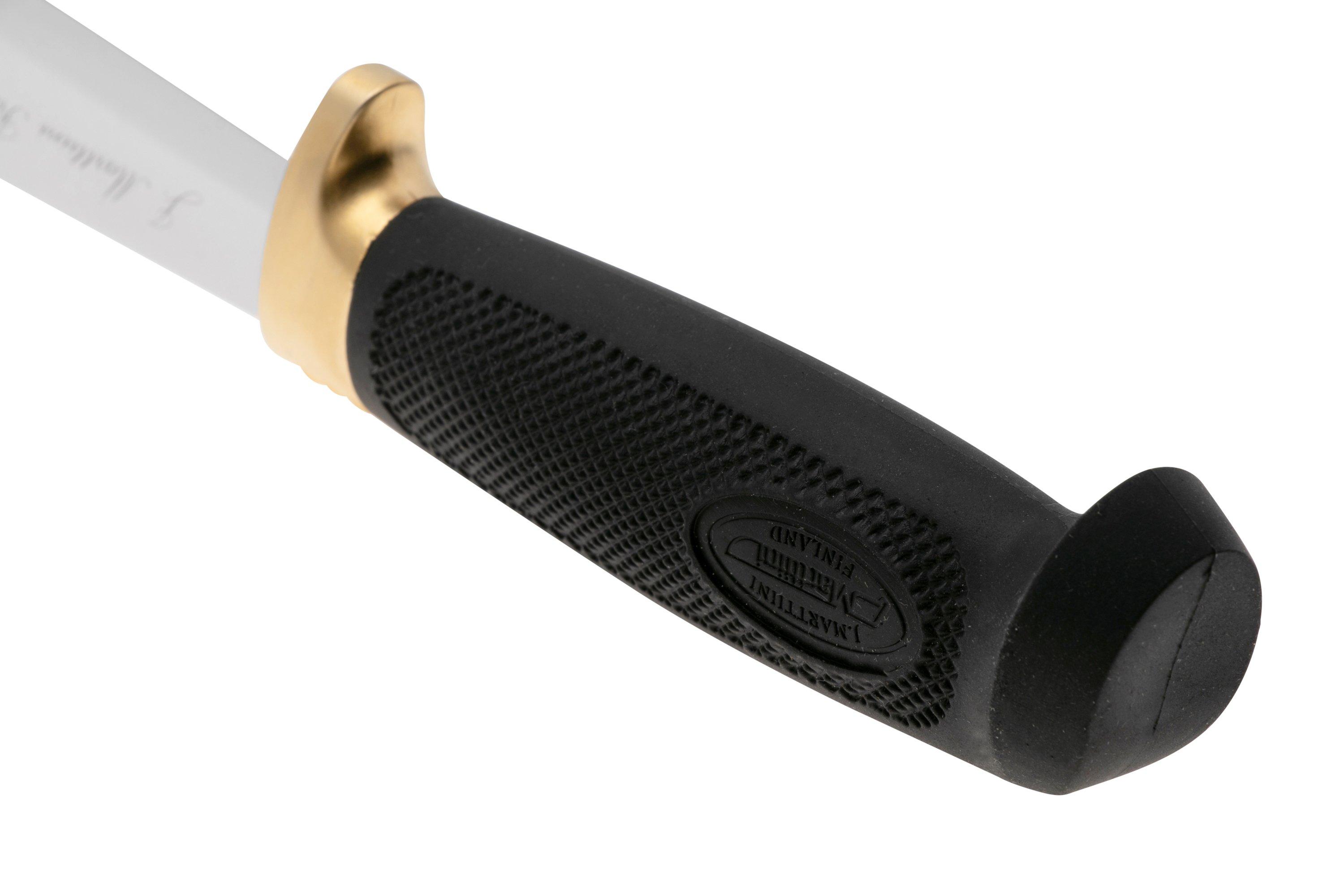 Marttiini Condor Skinner 186014 Stainless, Black Rubber, couteau de ...