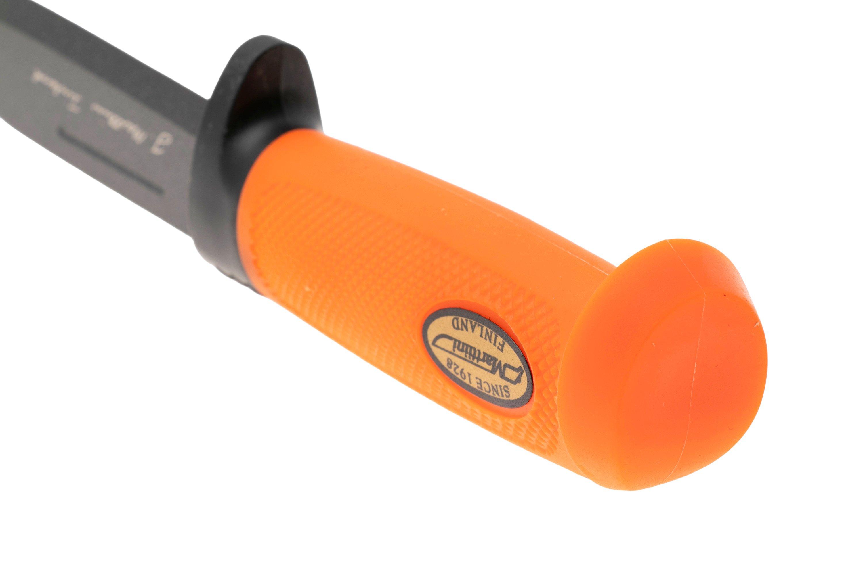 Marttiini Martef Big Game 390024T Stainless, Orange Rubber, fixed knife ...