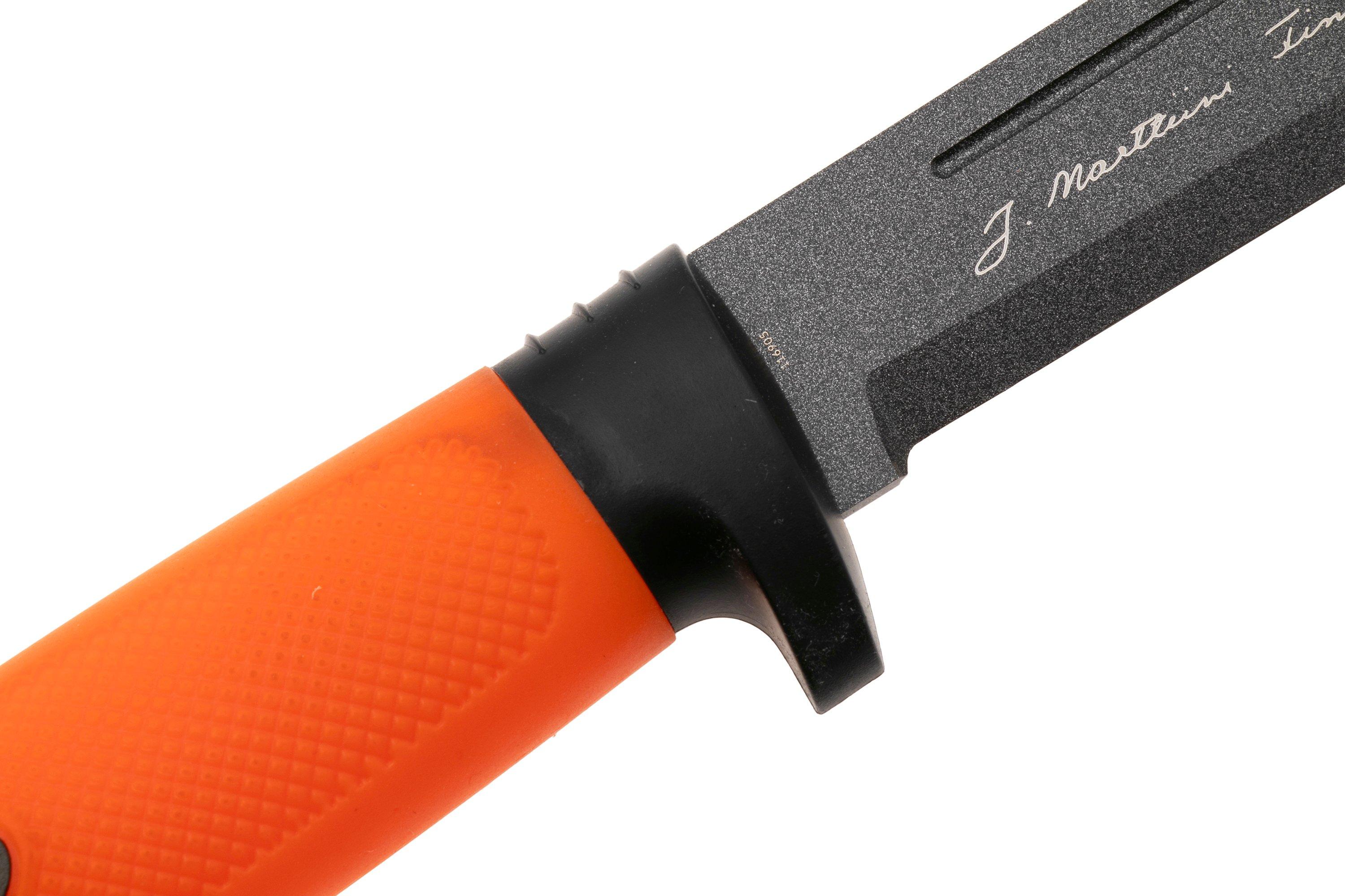 Marttiini Martef Big Game 390024T Stainless, Orange Rubber, fixed knife ...