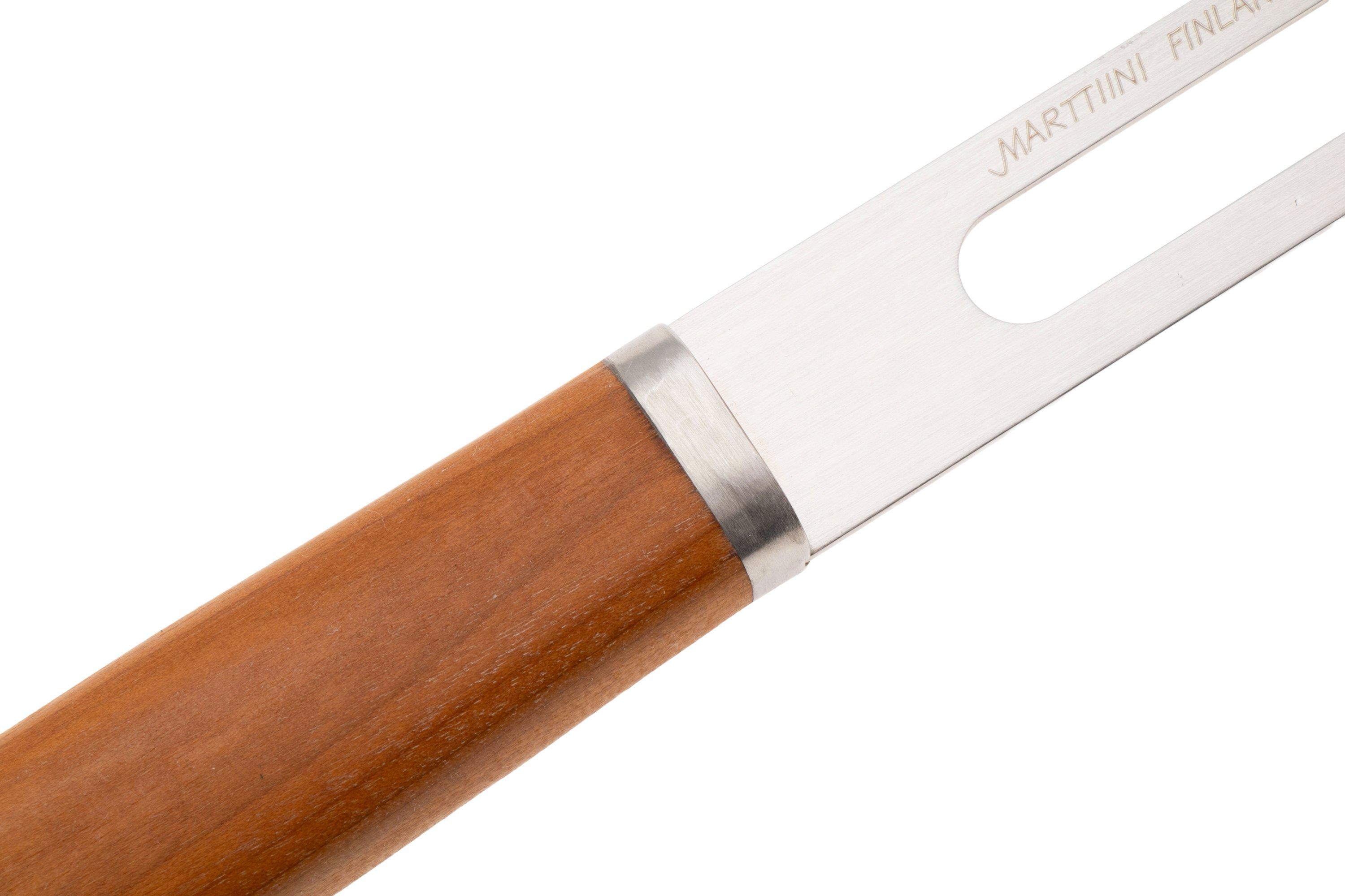 Marttiini Cabin Chef Fish Fork 440010 Satin 8Cr14MoV, Birch, fish fork ...