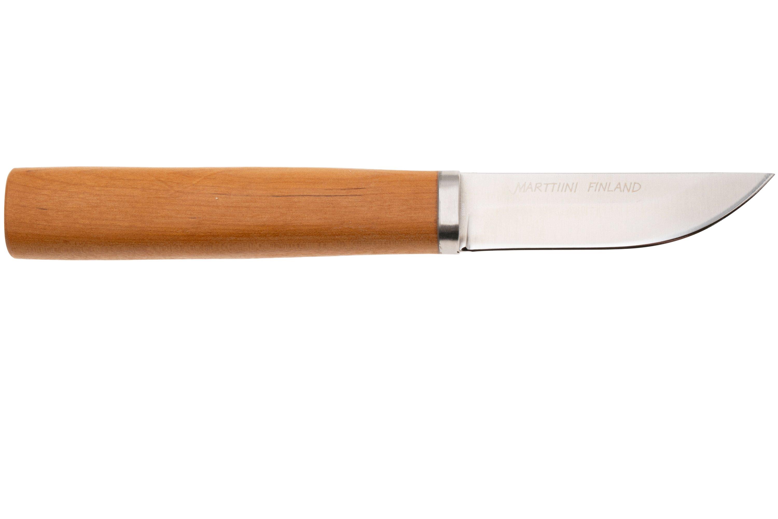 Marttiini Cabin Chef Little Knife 441010 Satin 8Cr14MoV, Birch, outdoor ...