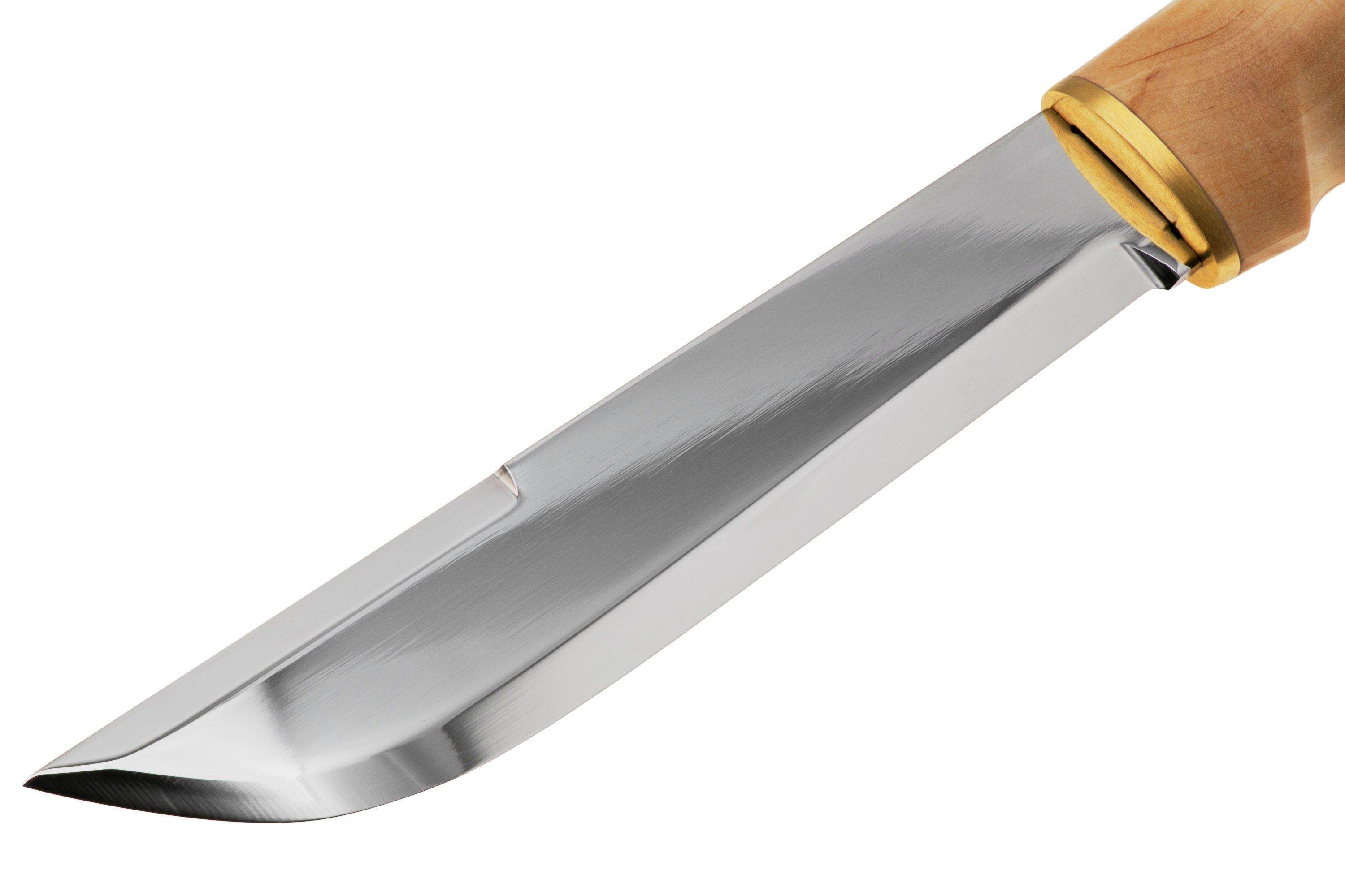 Marttiini Ranger 543015 Polished 1.4034, Birch, bushcraft knife ...