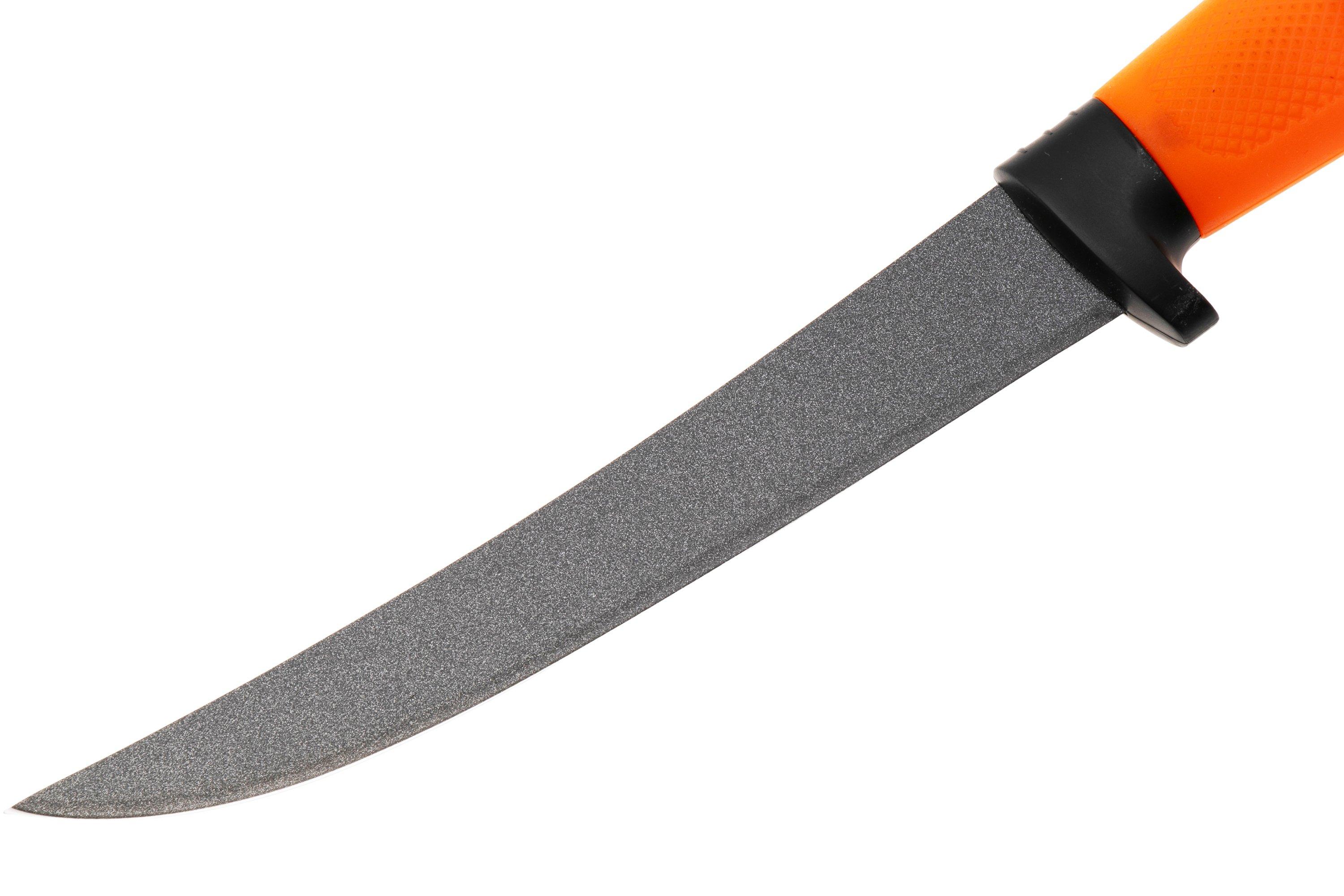 Marttiini Martef Carving Knife 935024T Stainless, Orange Rubber ...