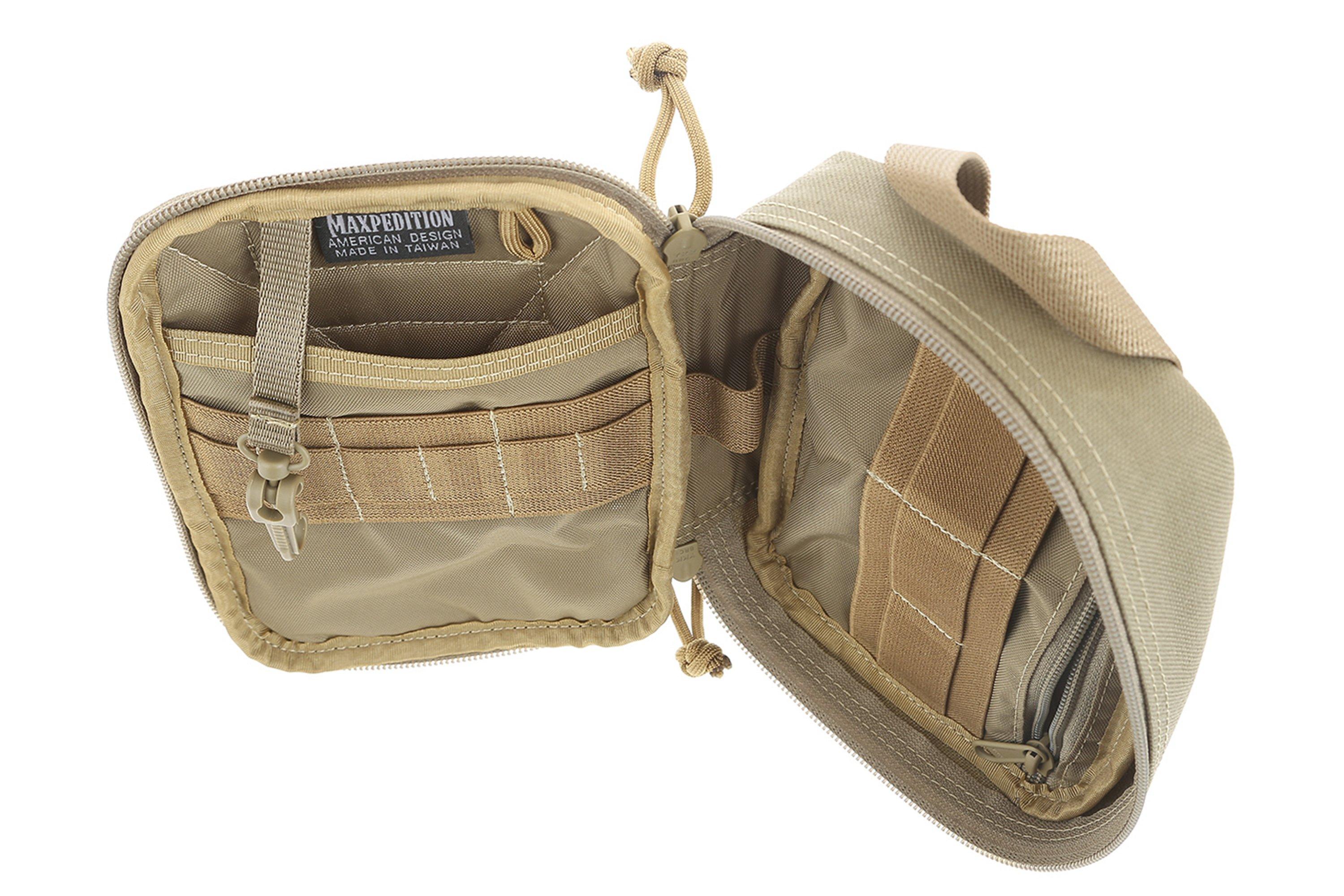Maxpedition Padded Fatty Pocket Organizer MX0260K Khaki, EDC pouch ...