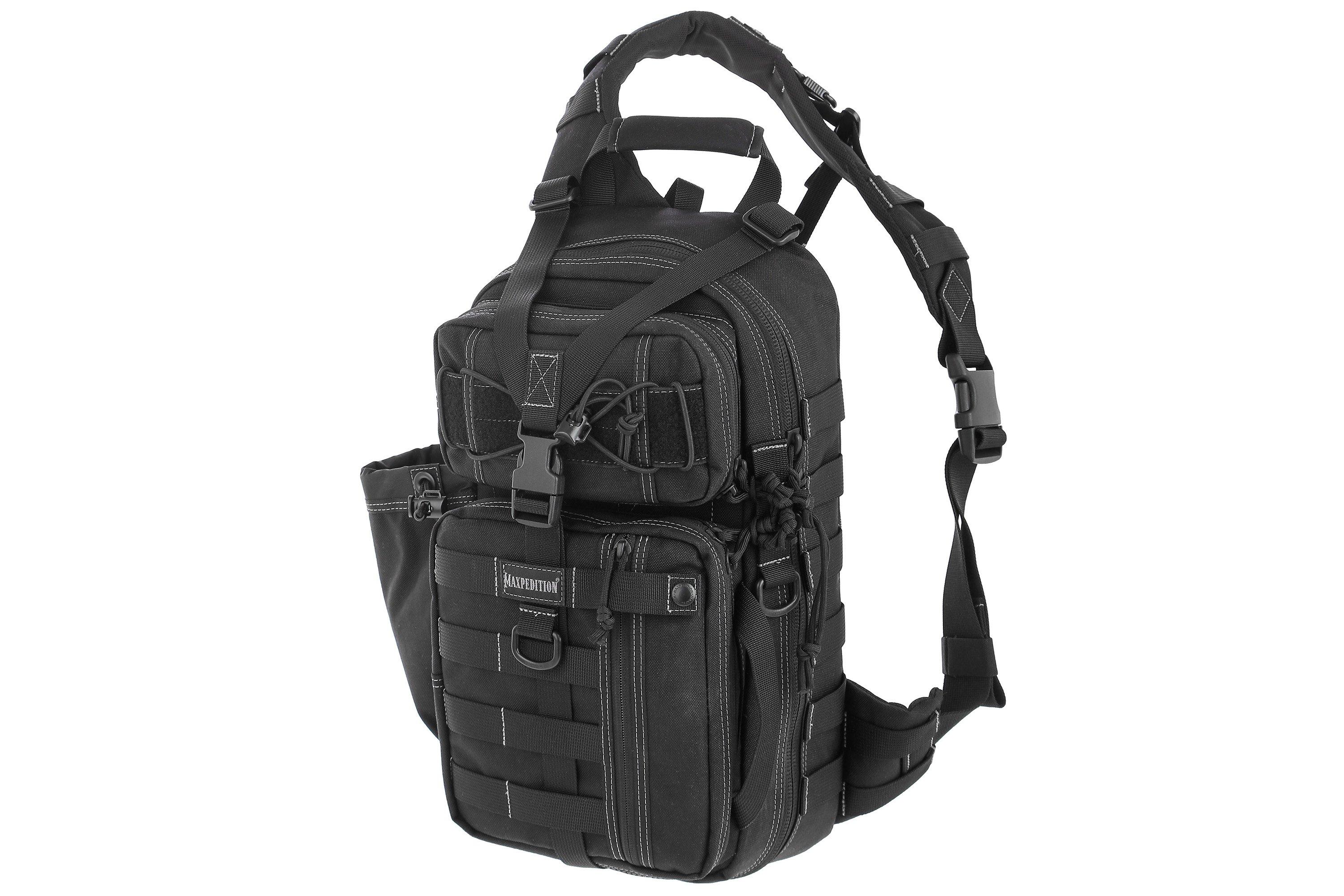 Maxpedition Sitka Gearslinger 0431B zwart, schuine rugzak, 15L ...