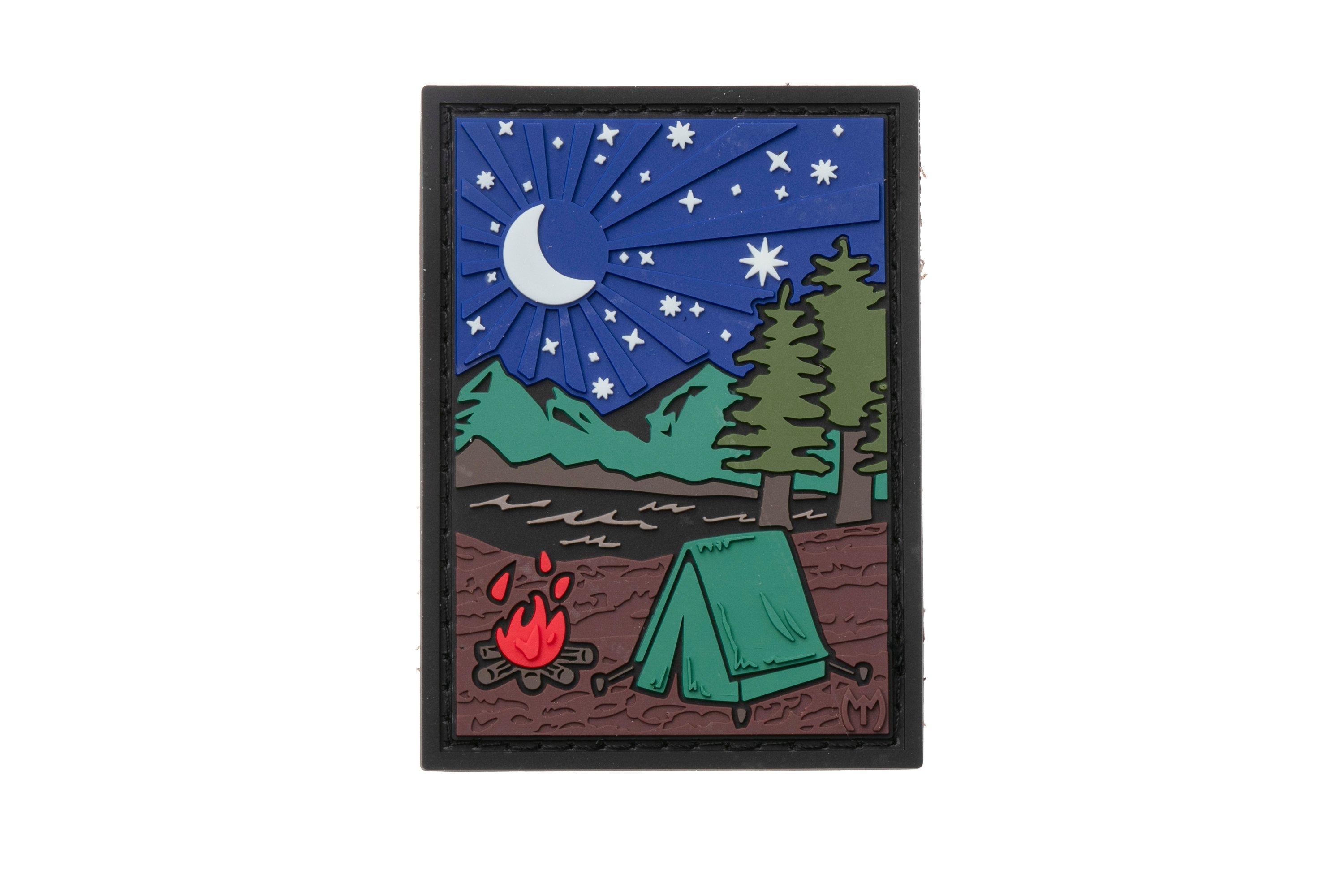 Maxpedition CAMPZ Outdoor Camp 3D Morale Patch GLOW, Patch ...