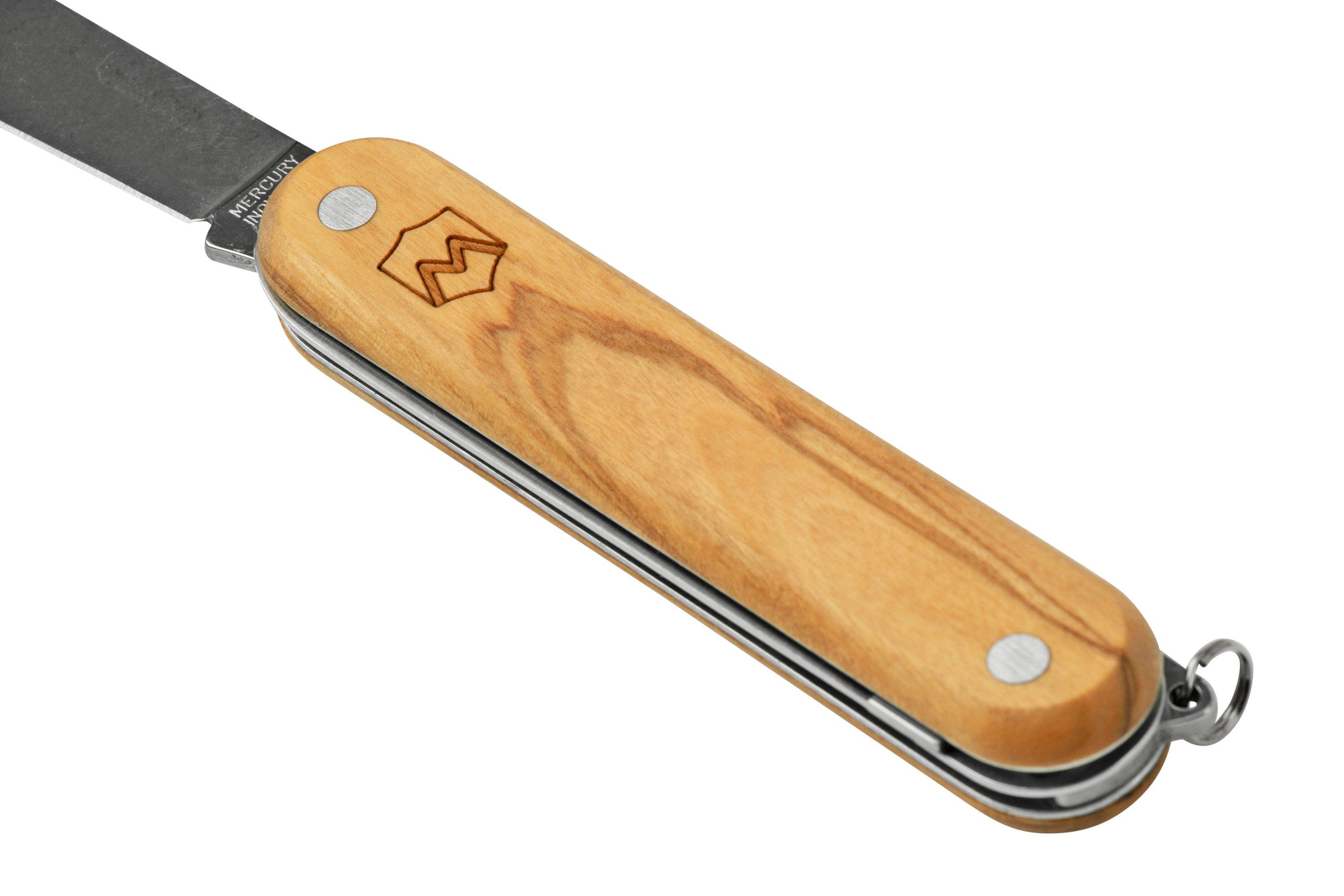 Mercury Multi-Tool Knife 913-2SLC Olive Wood, 2 functions, pocket knife ...