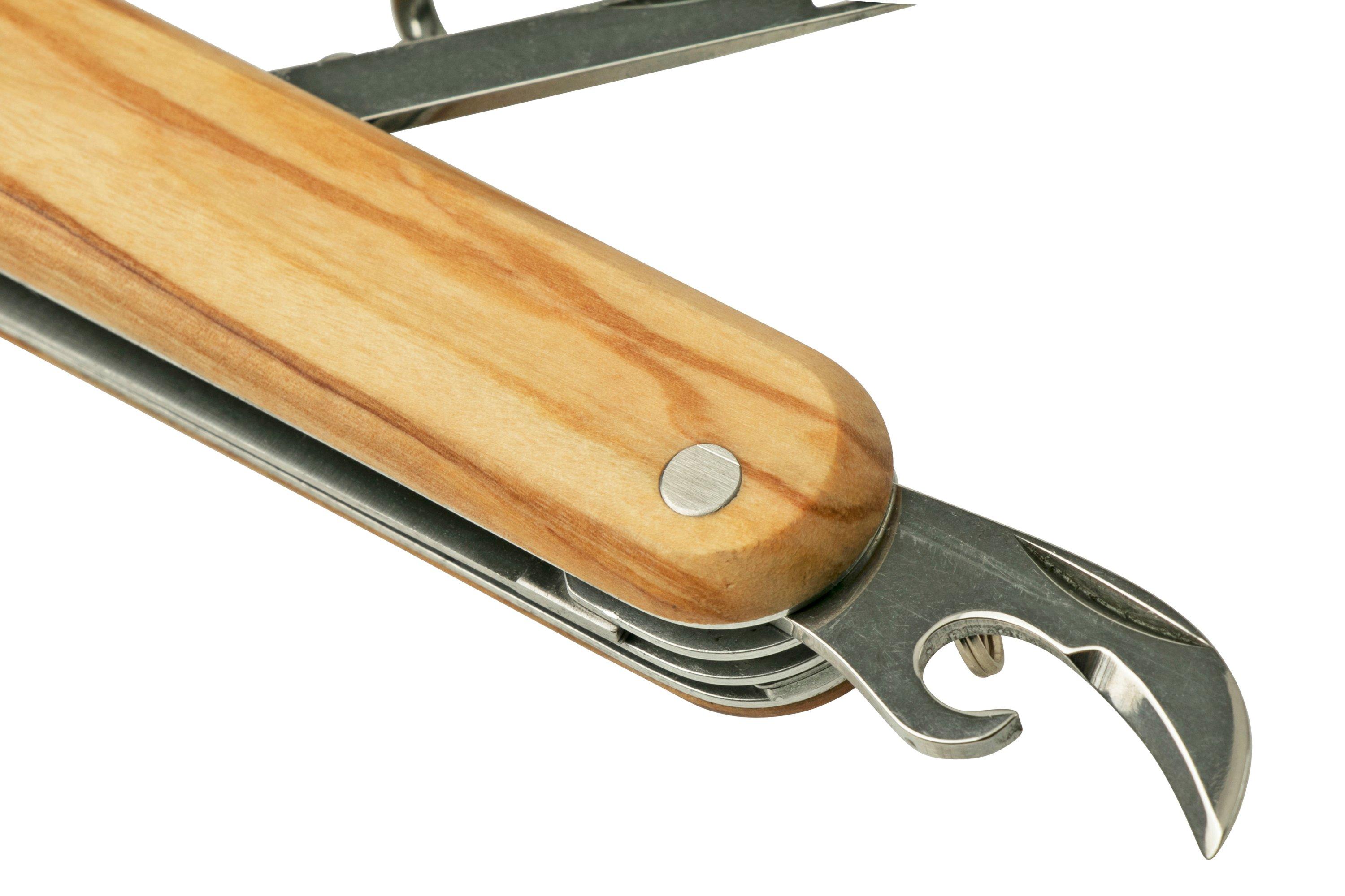 Mercury Multi-Tool Knife 913-6SLC Olive Wood, Saw, 6 functions, pocket ...