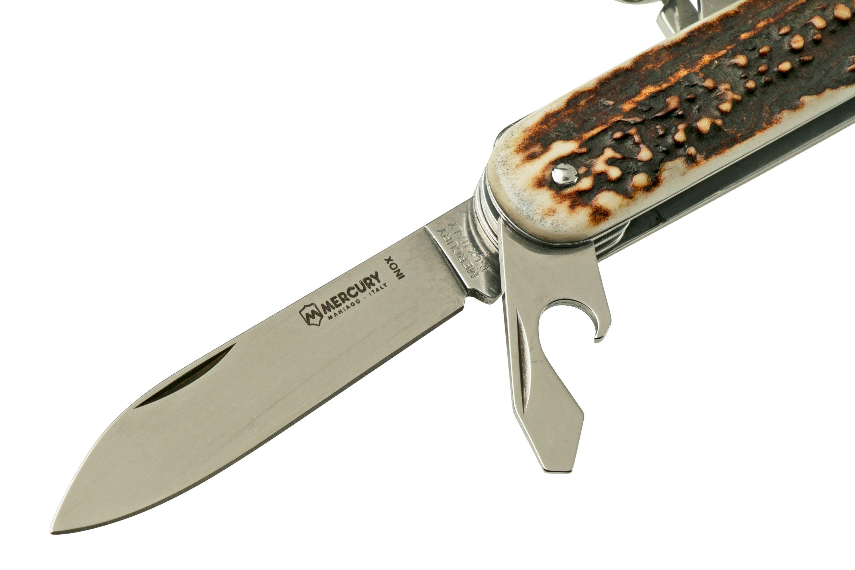 Mercury Multi-Tool Knife 913-7DC Stag, 7 functions, pocket knife ...