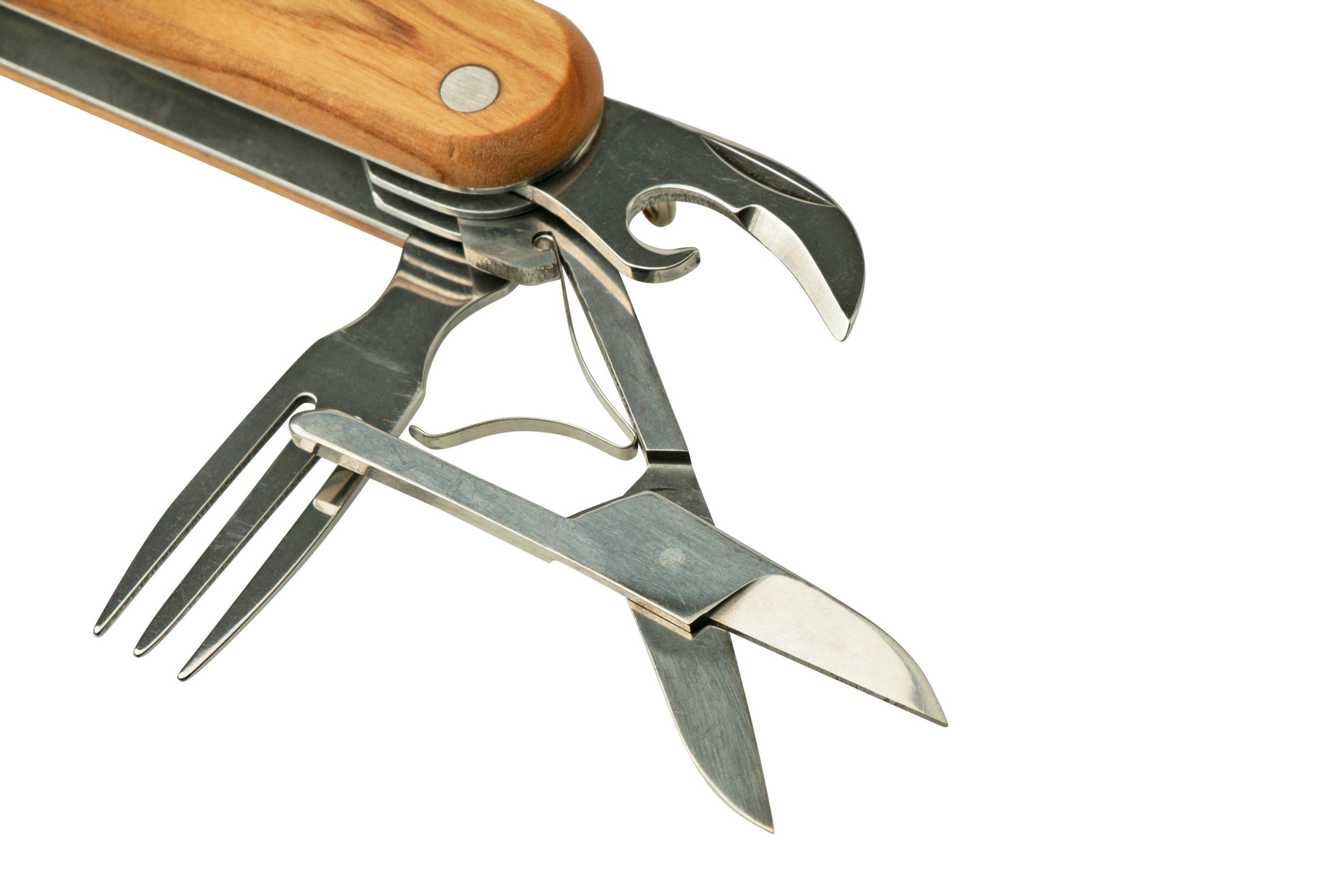 Mercury Multi-Tool Knife 913-7LC Olive Wood, 7 functions, pocket knife ...