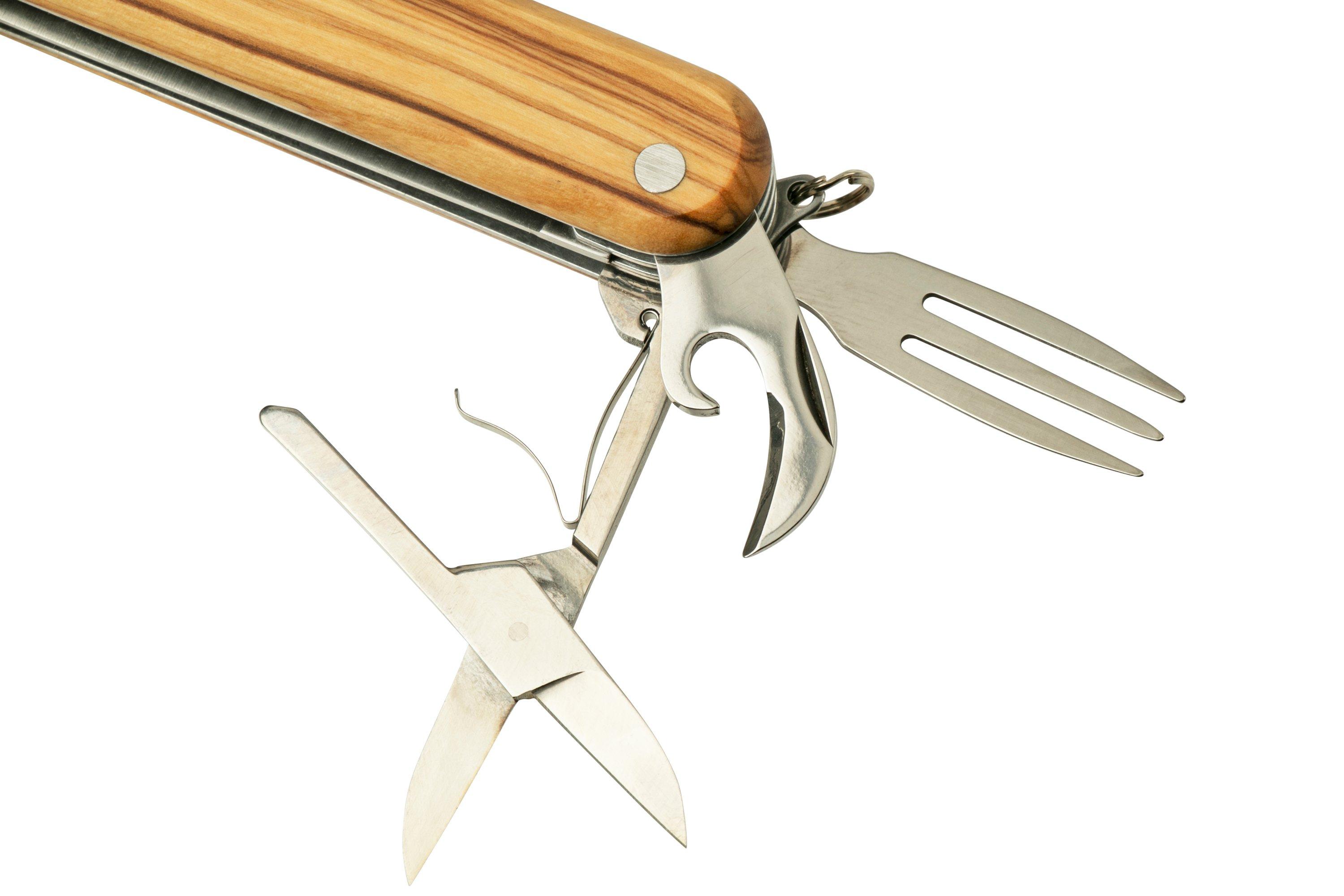 Mercury Multi-Tool Knife 913-8LC Olive Wood, 8 functions, pocket knife ...