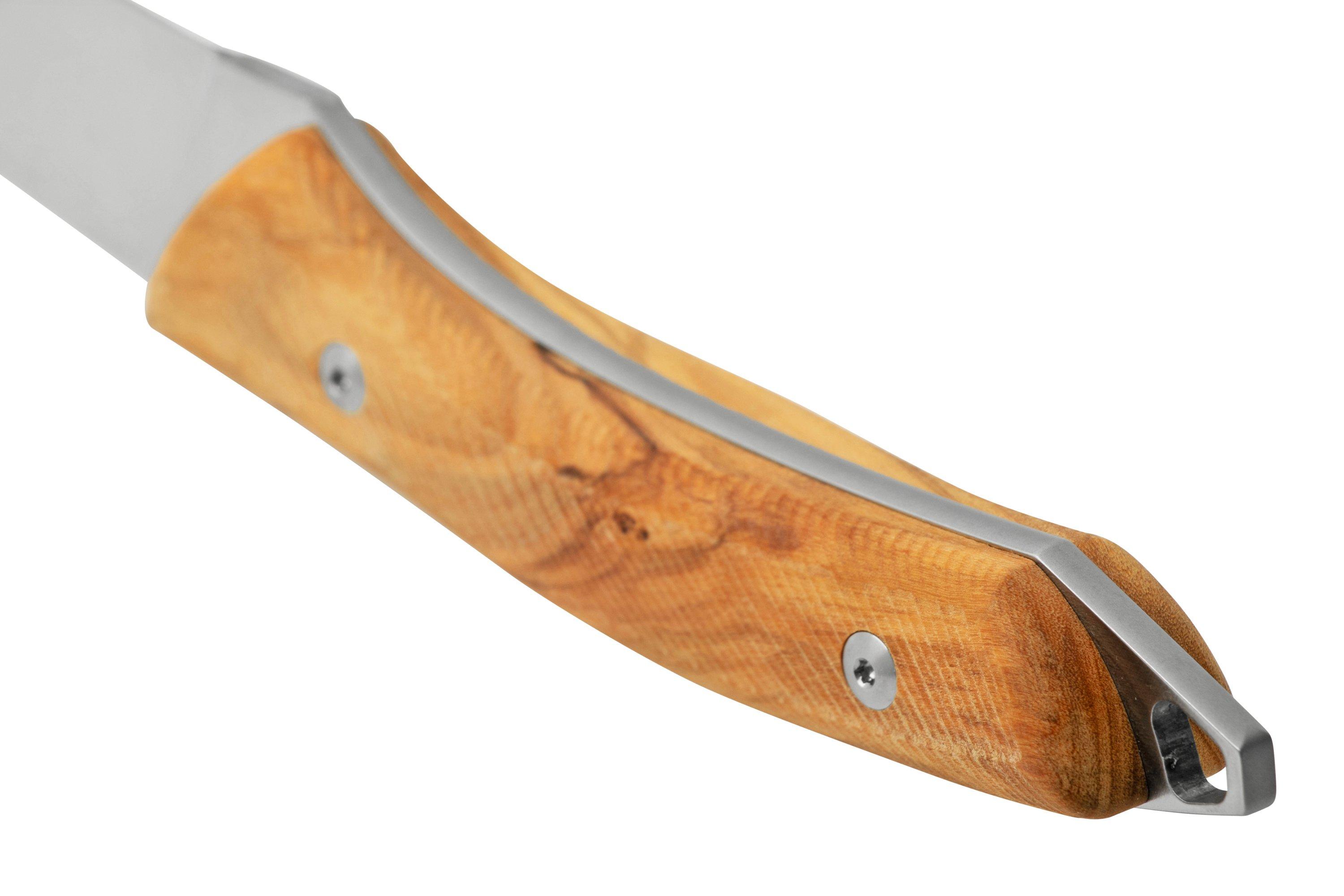 Mercury Trek 925-25LUC, Olive Wood, hunting knife | Advantageously ...