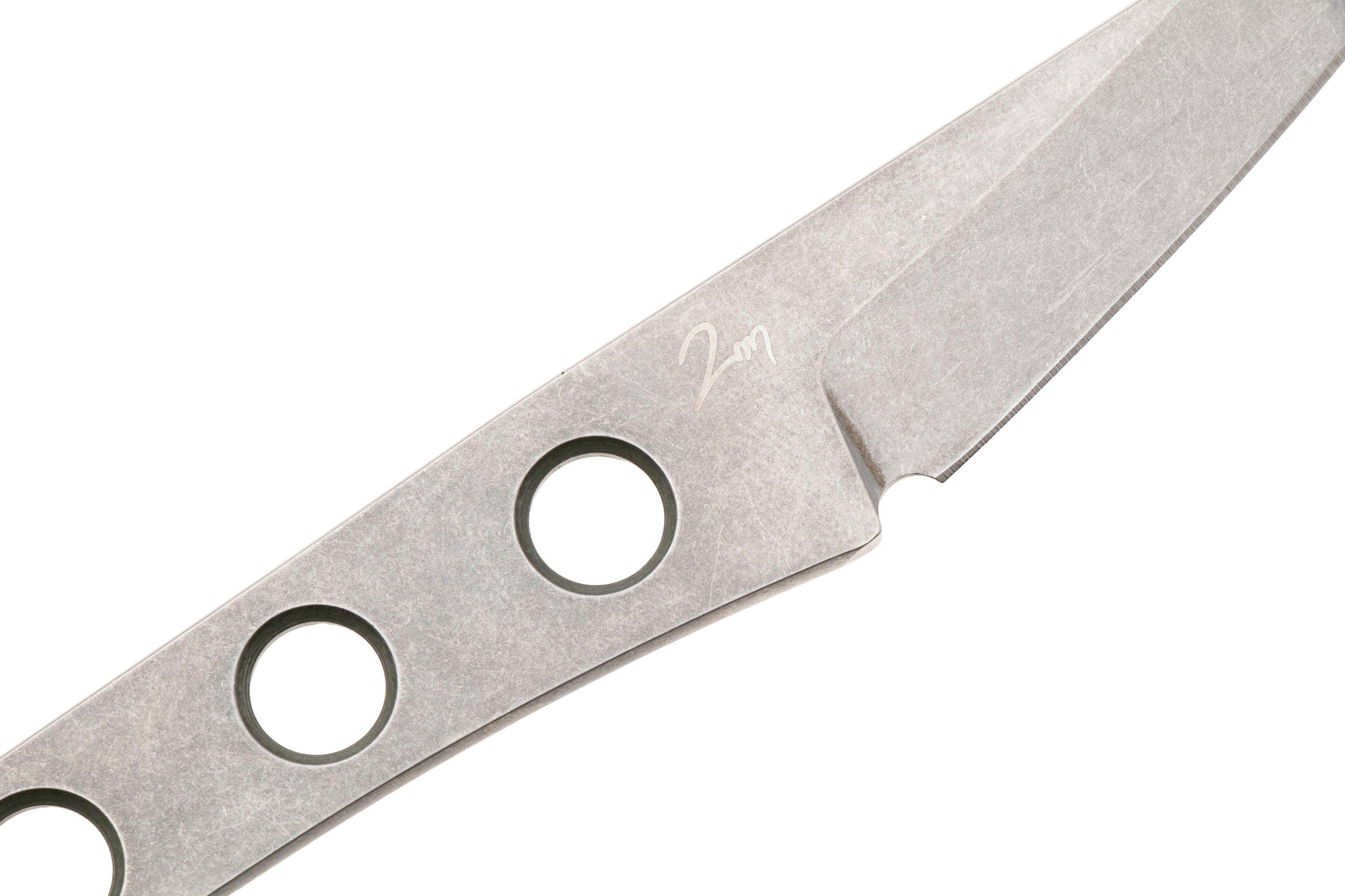 Mercury Arnis 9ARNISSPR-FC 440C Stonewashed, Spear Point, fixed knife ...