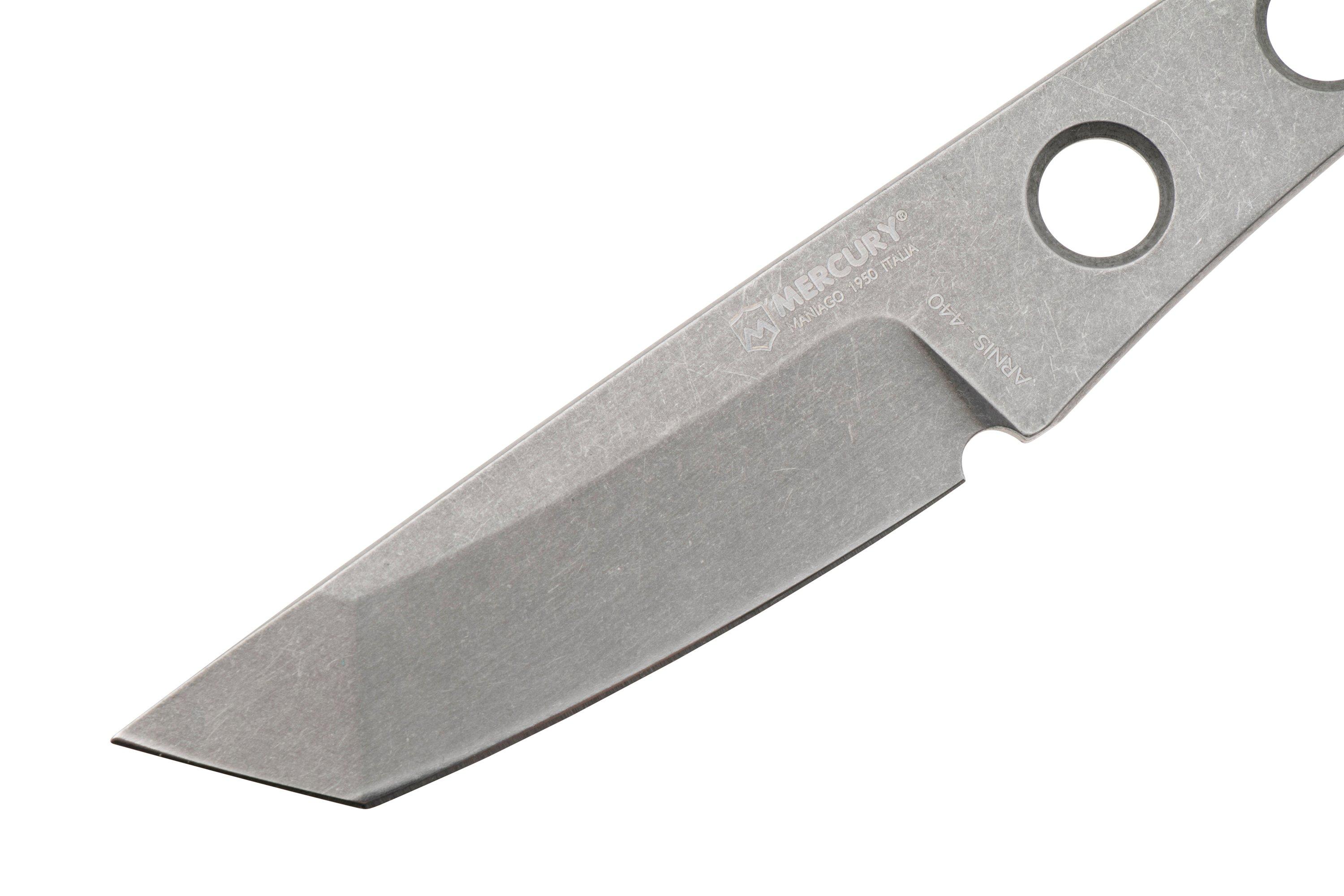 Mercury Arnis 9ARNISTNT-FC 440C Stonewashed Tanto, fixed knife ...