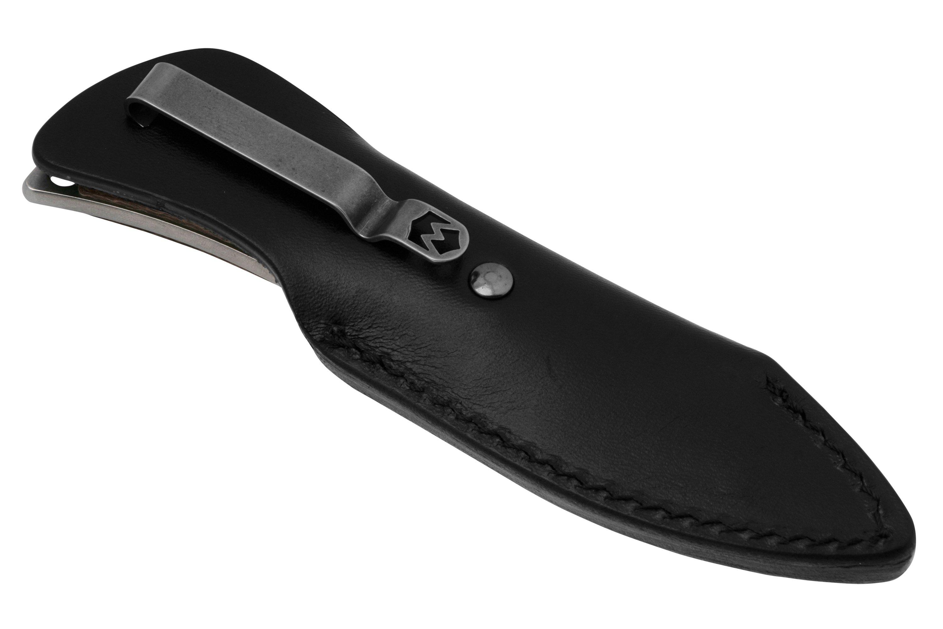 Mercury Kali 9KALIDP-BRFC, N690 Stonewashed Drop Point, Red Burlap ...