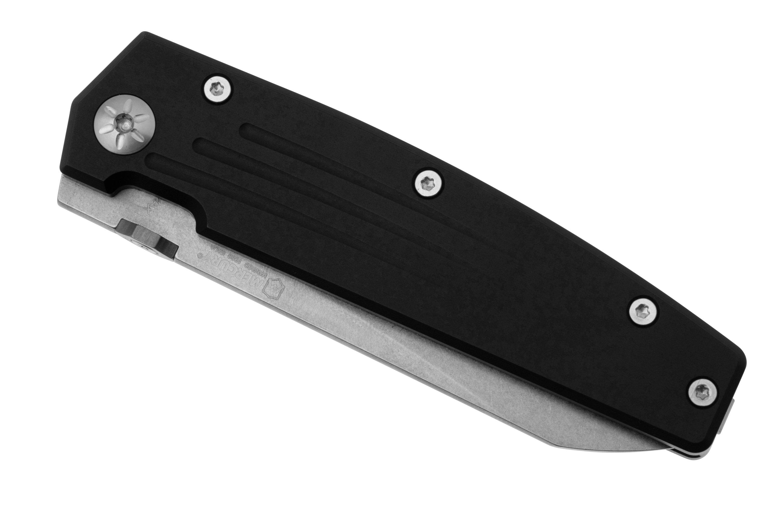 Mercury Logan Mini 9LGMEXSWALBK-C, Stonewash Elmax, Black Aluminium ...