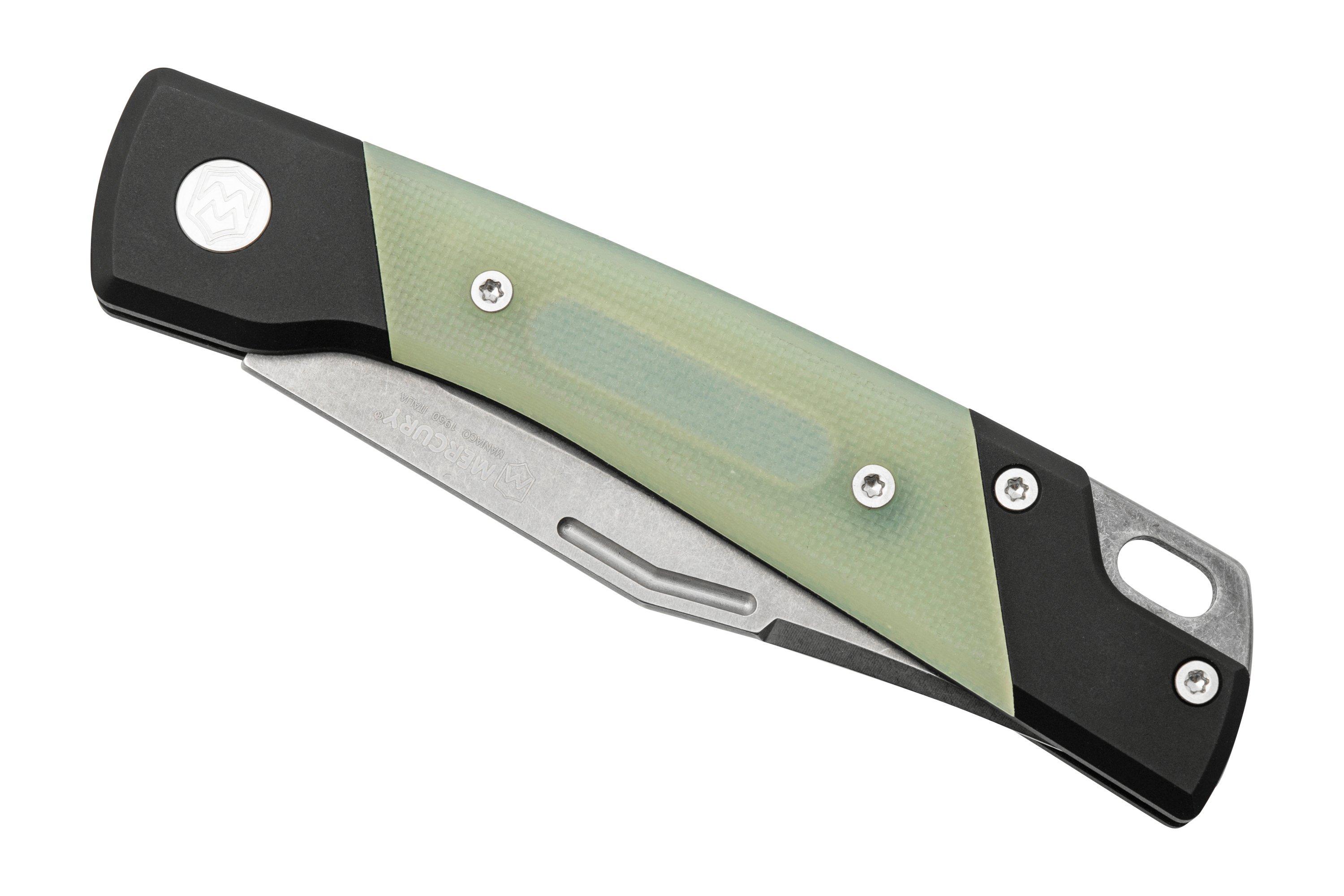Mercury Luc 9LUCEXSWALG10N-C, Elmax, Natural G10, pocket knife ...