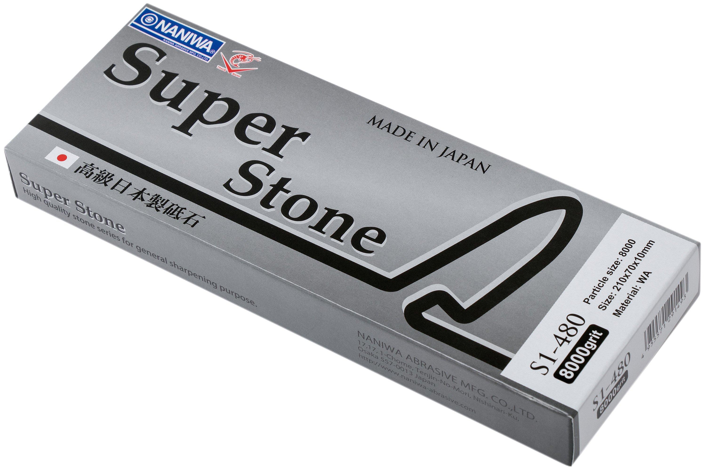 Naniwa Super Stone sharpening stone, S1-480, grain 8000 ...