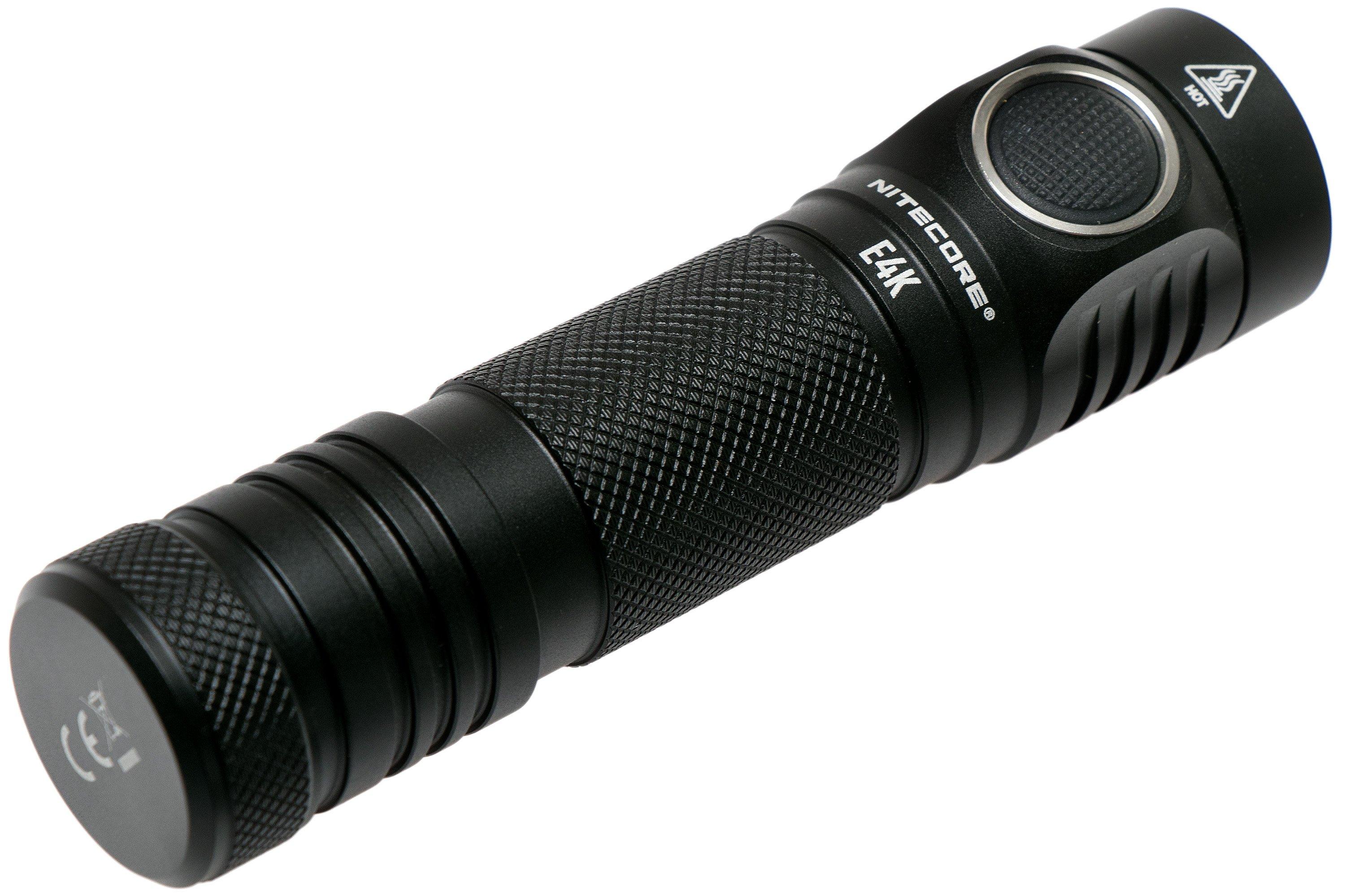 Nitecore E4K flashlight incl. NL2150HPR rechargeable battery ...