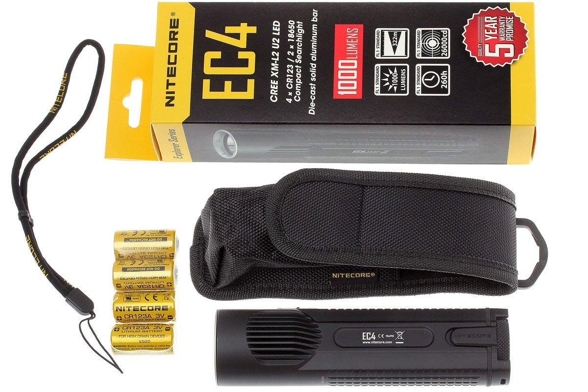 Nitecore EC4 LED-torch | Advantageously shopping at Knivesandtools.com