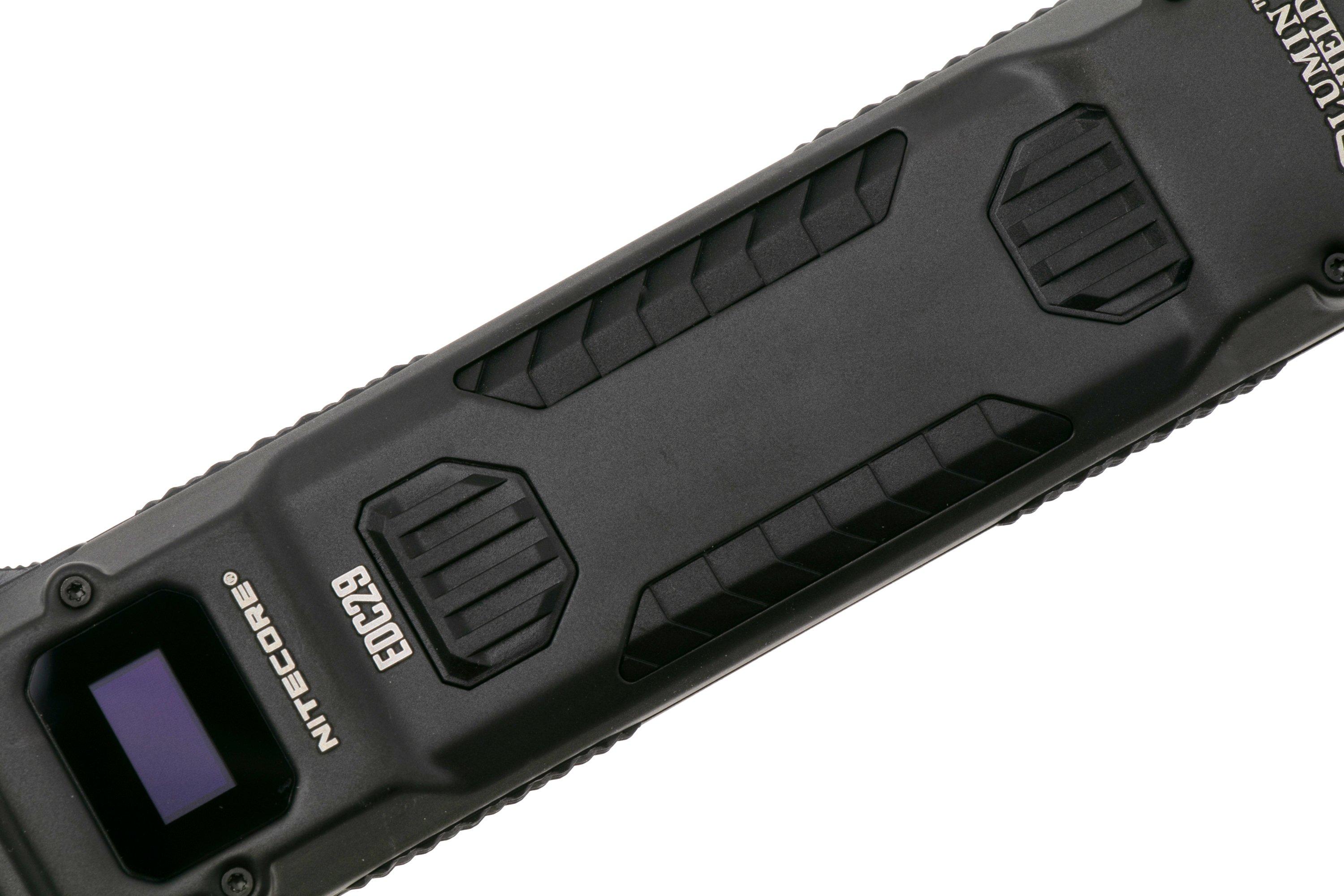 Nitecore EDC29 rechargeable flashlight, 6500 lumens | Advantageously ...