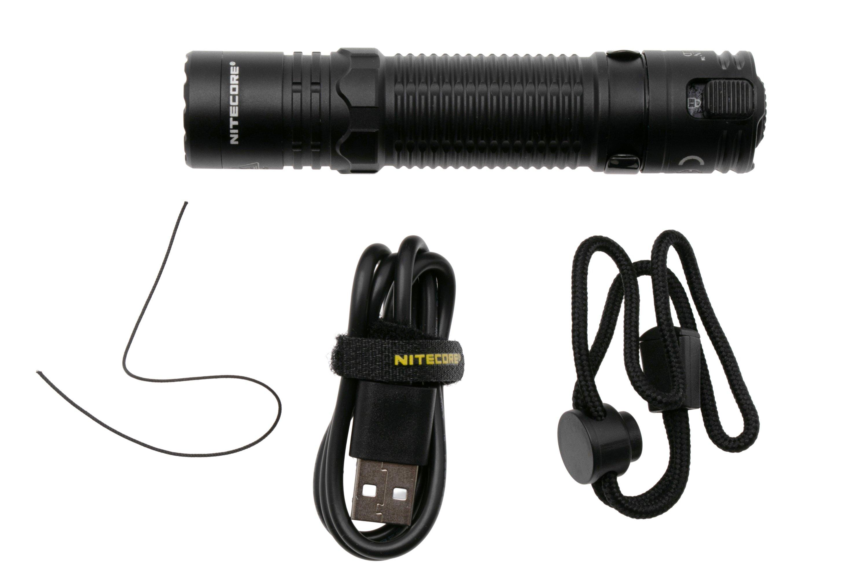 Nitecore EDC31 rechargeable flashlight, 3500 lumens | Advantageously ...