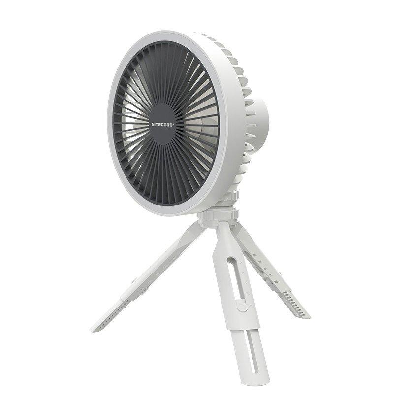 Nitecore NEF10 Portable Fan, white, with powerbank and lamp ...