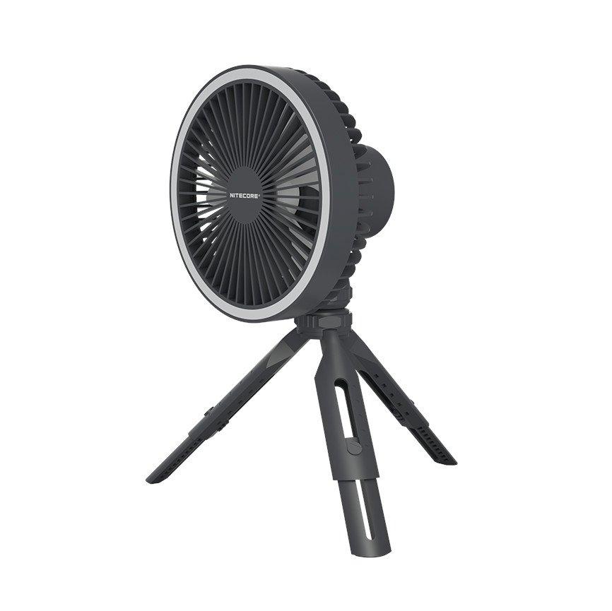 Nitecore NEF10 Portable Fan, grey, with powerbank and lamp ...