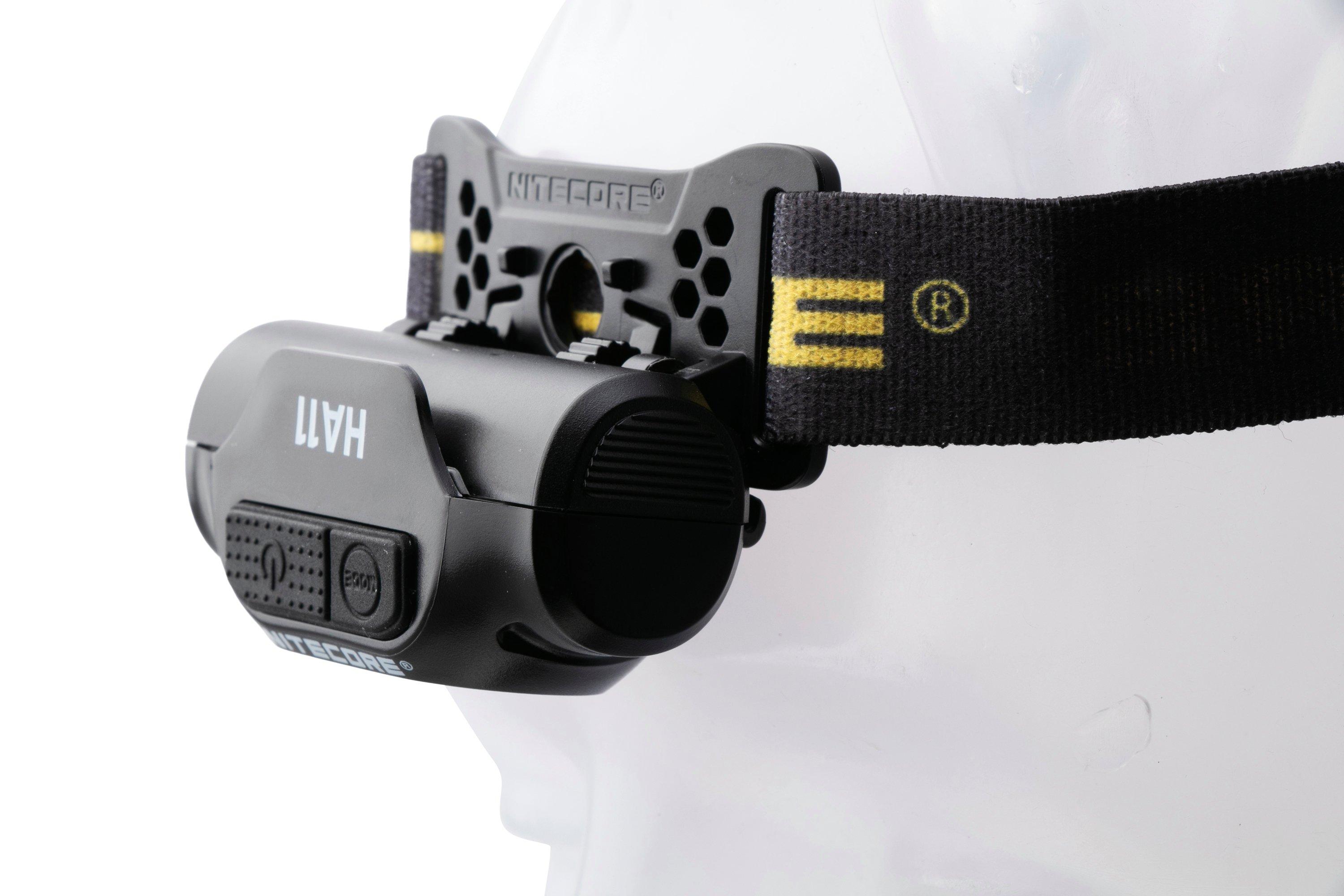 Nitecore HA11, 240 lumens, black LED head torch | Advantageously ...