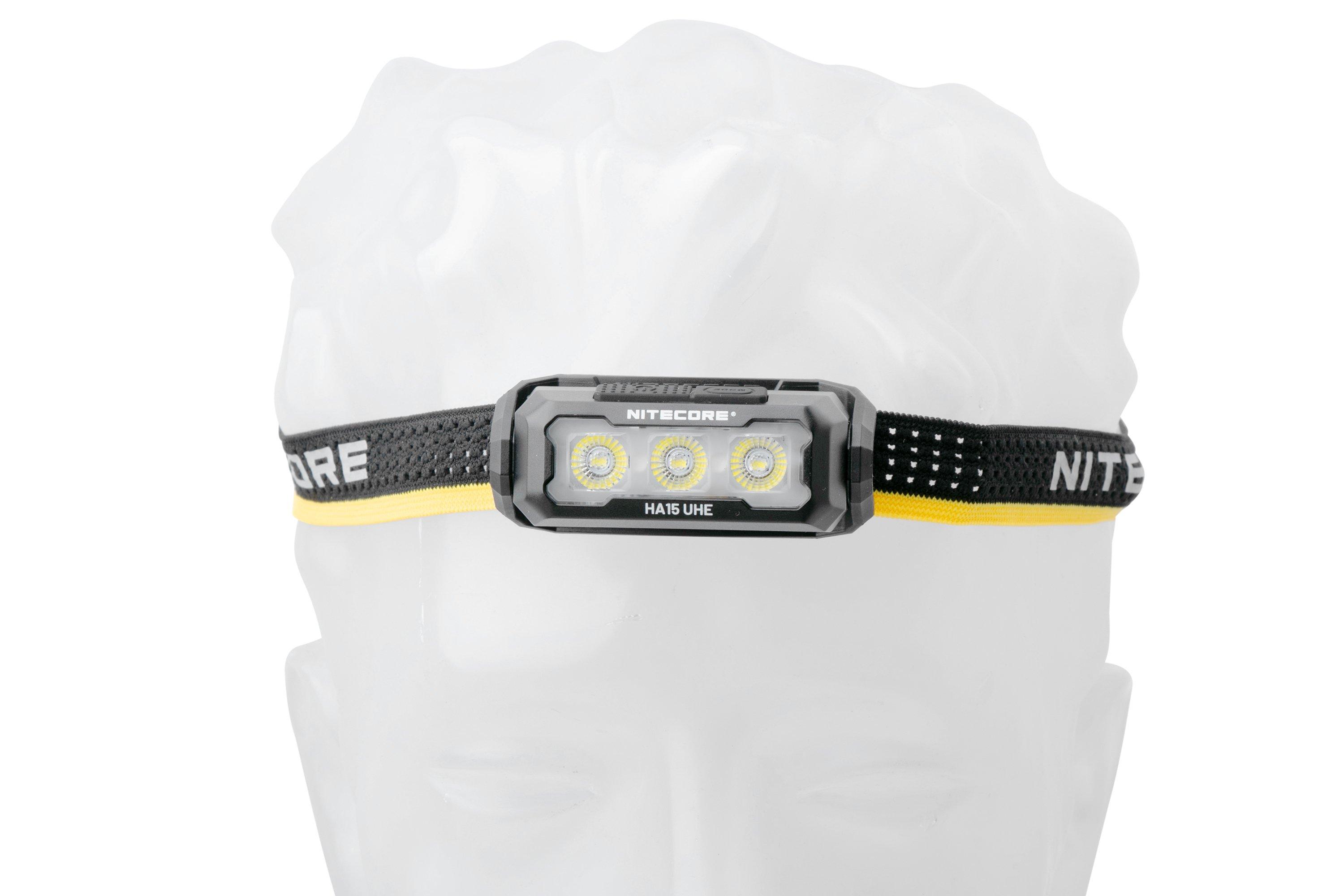 Nitecore HA15 UHE rechargeable head torch, 400 lumens | Advantageously ...
