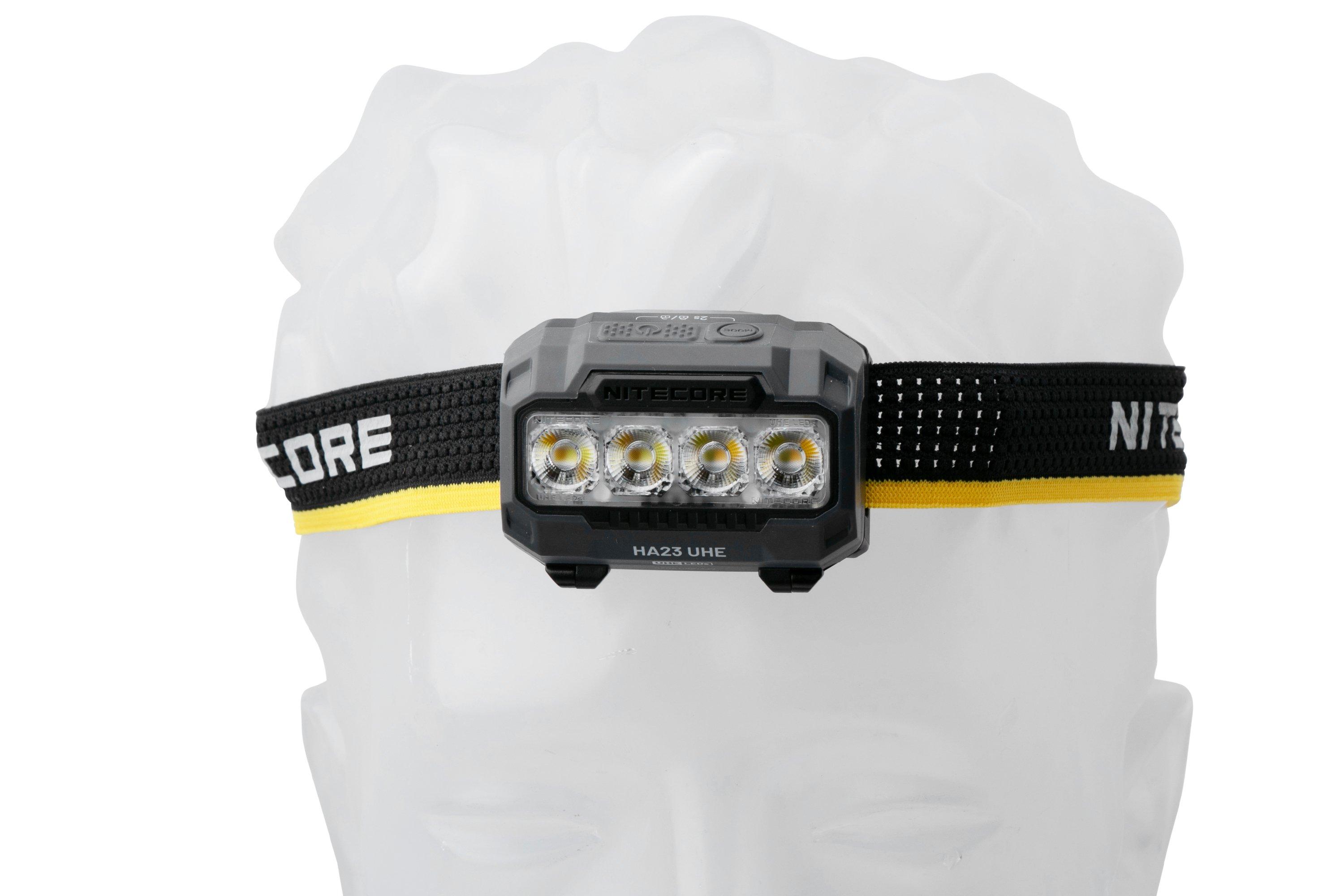 Nitecore HA23 UHE LED Black, rechargeable head torch, 600 lumens ...