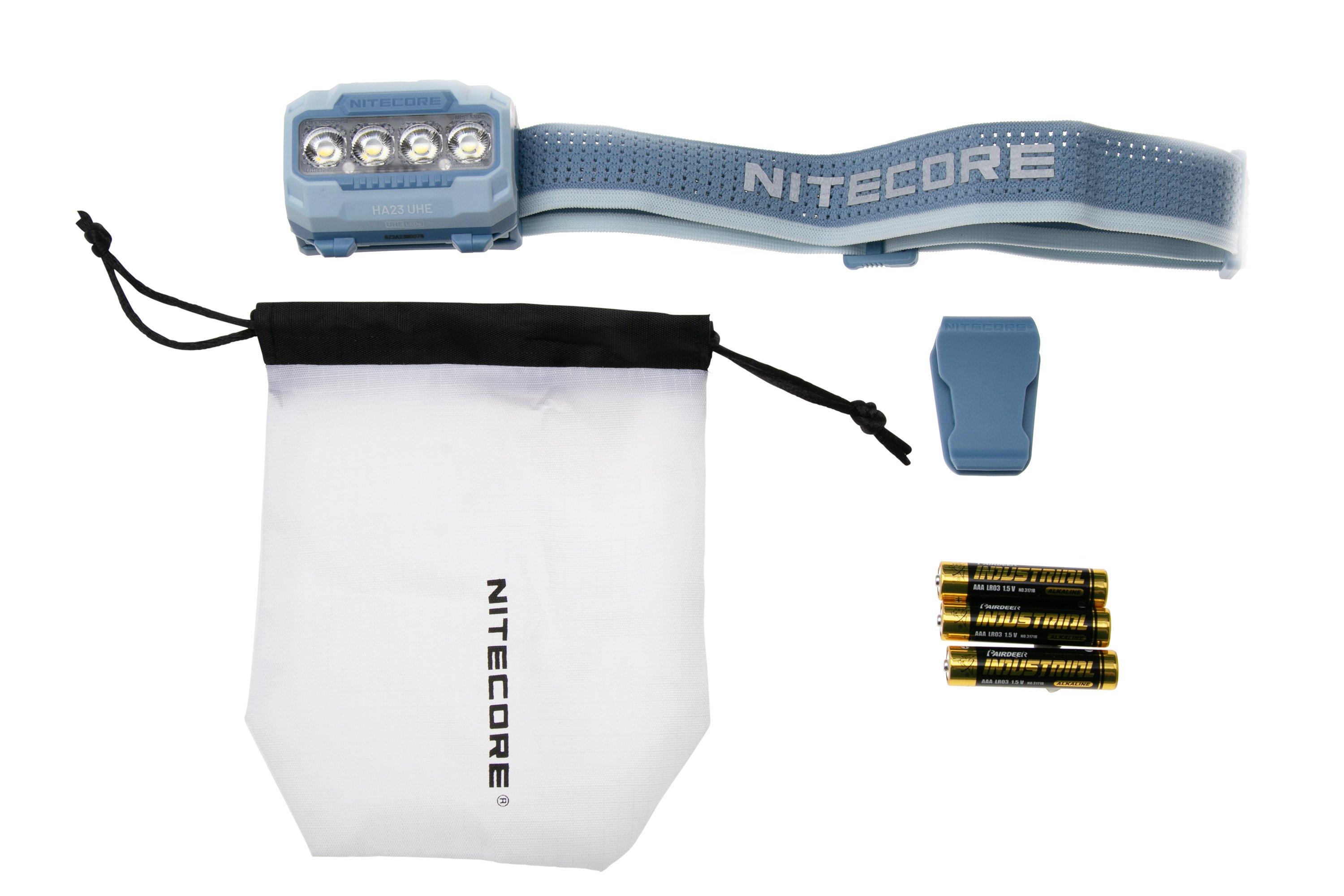 Nitecore HA23 UHE LED Blue, rechargeable head torch, 600 lumens ...