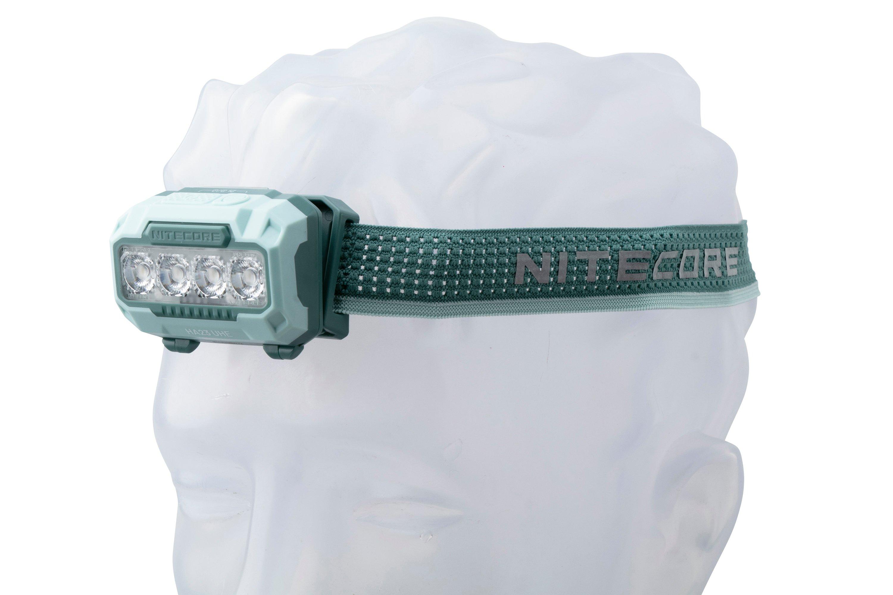 Nitecore HA23 UHE LED Green, rechargeable head torch, 600 lumens ...
