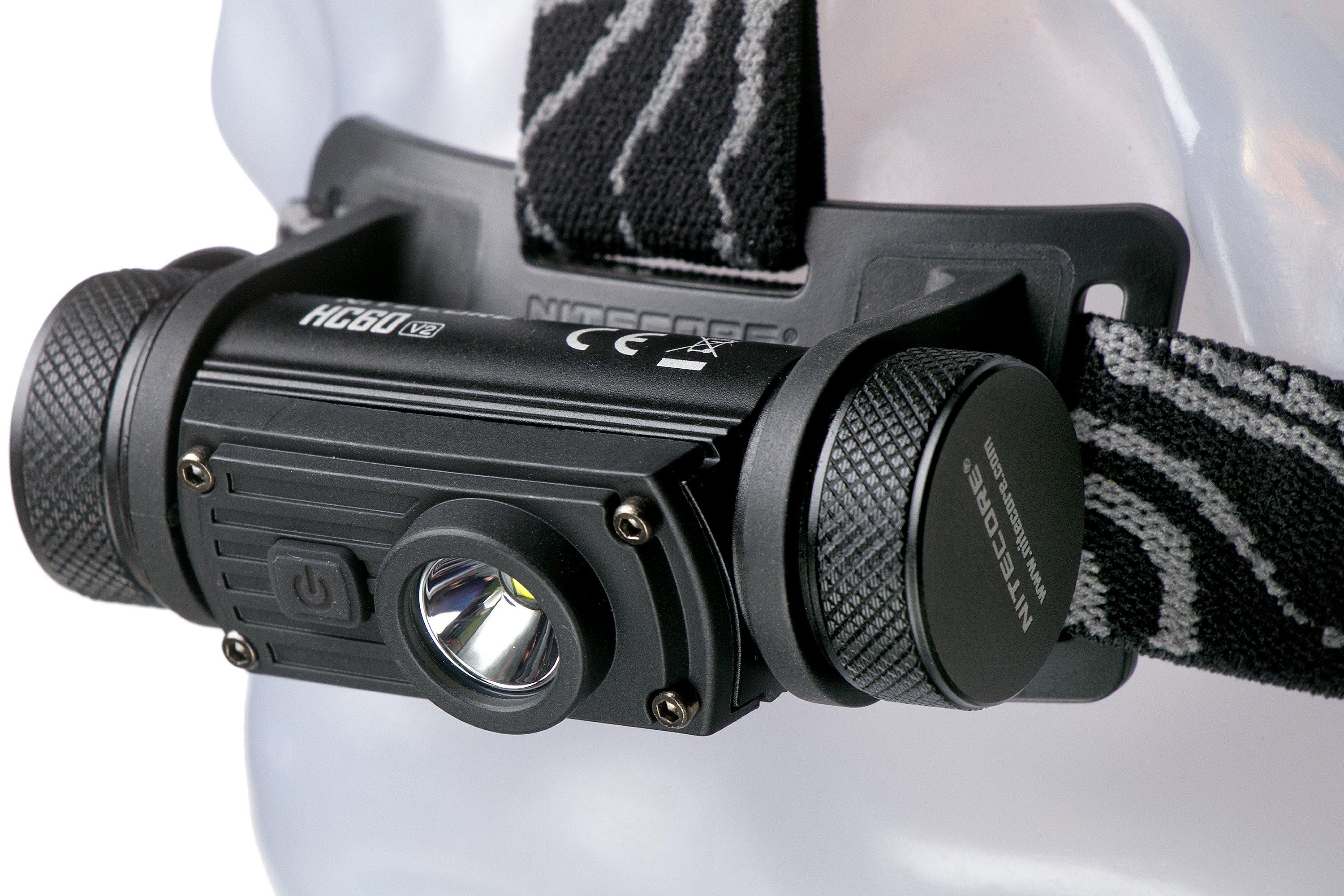 Nitecore HC60 V2 rechargeable head torch, 1200 lumens | Advantageously ...