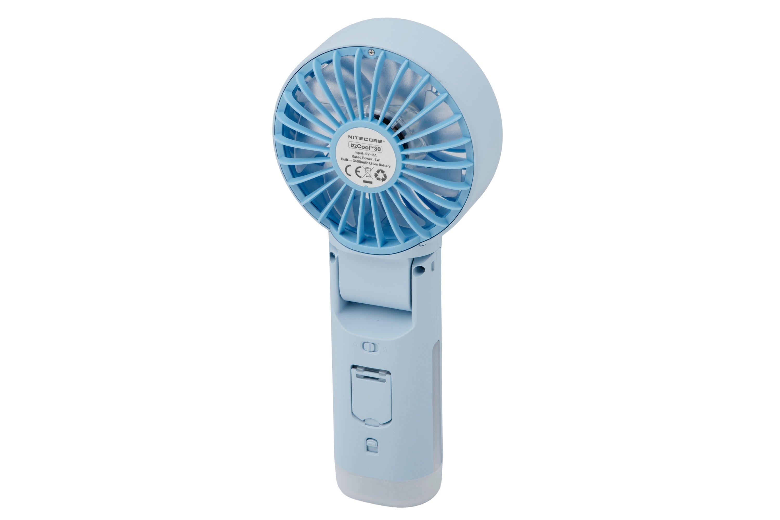 Nitecore izzCool 30 Foldable Air Conditioner Fan, Glacier Blue, fan ...