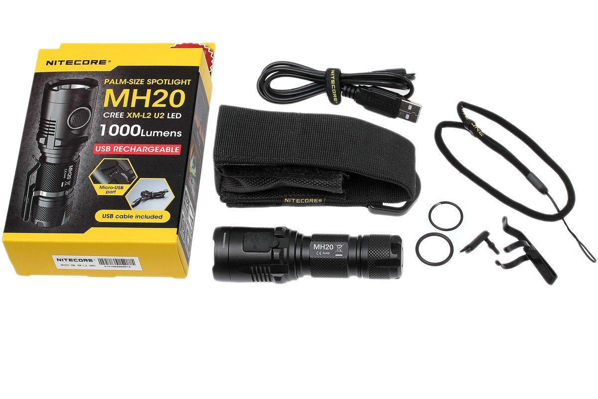 Nitecore MH20 rechargeable LED-torch, neutral white | Advantageously ...