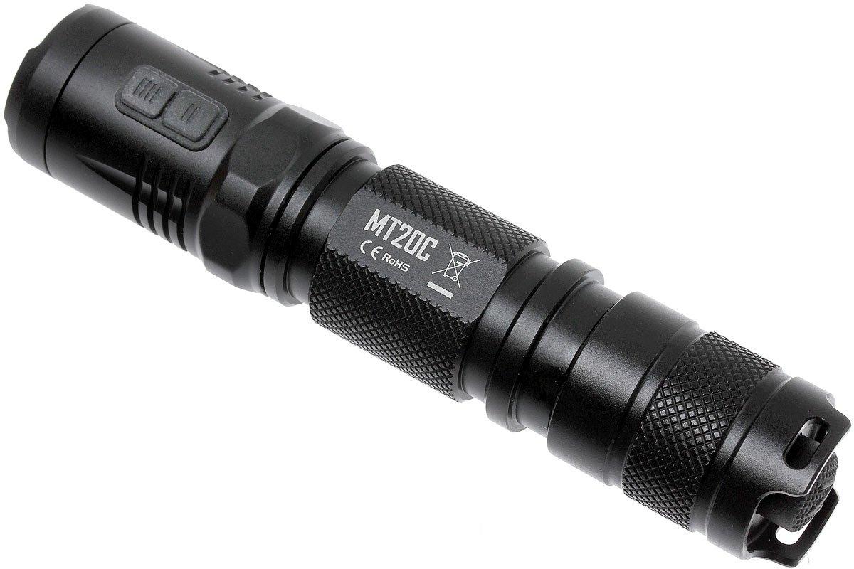 Nitecore MT20C LED-torch | Advantageously shopping at Knivesandtools.com