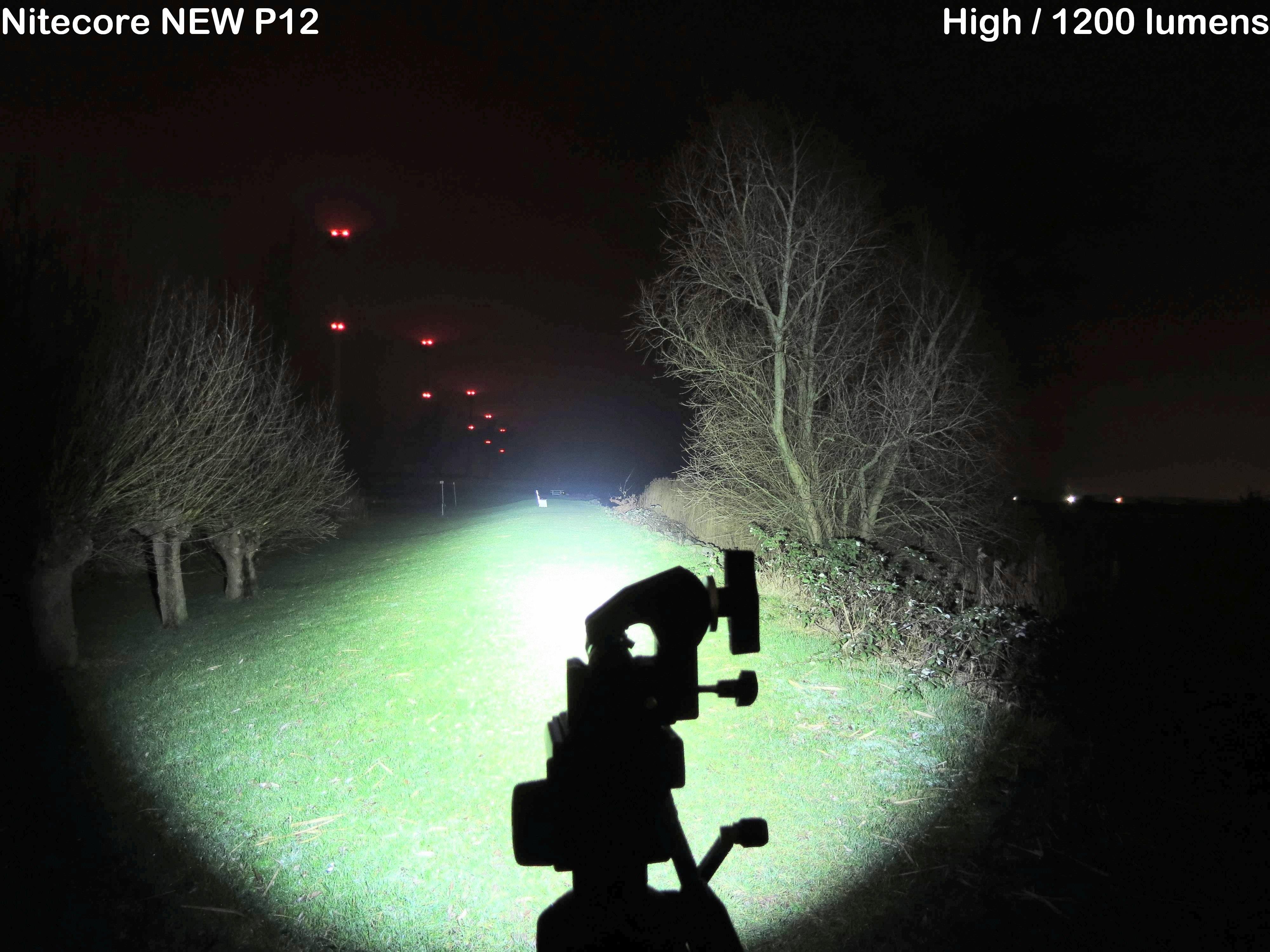 Nitecore NEW P12 tactical flashlight, 1200 lumens | Advantageously ...