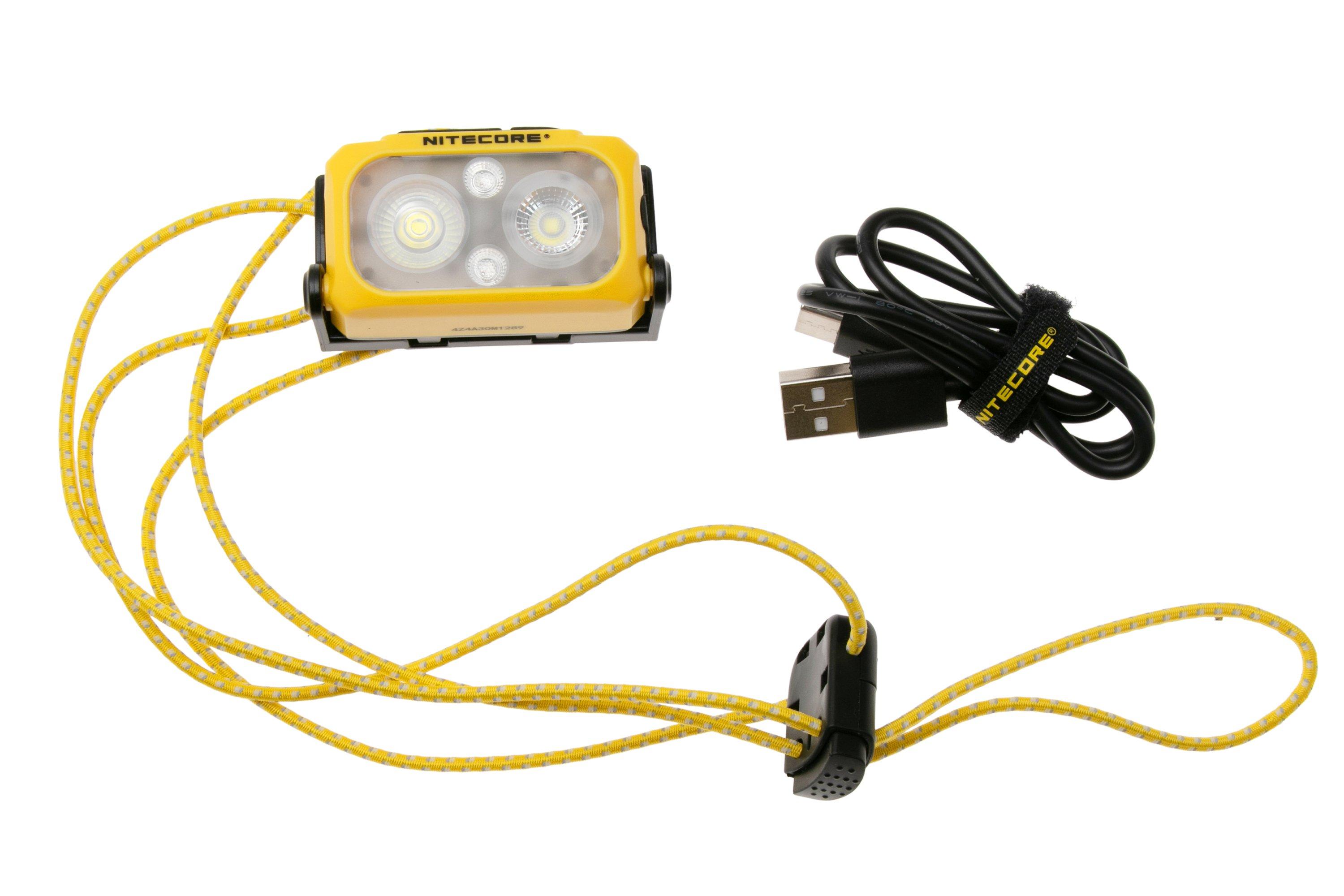 Nitecore NU21 Speed Yellow, rechargeable head torch, 360 lumen ...