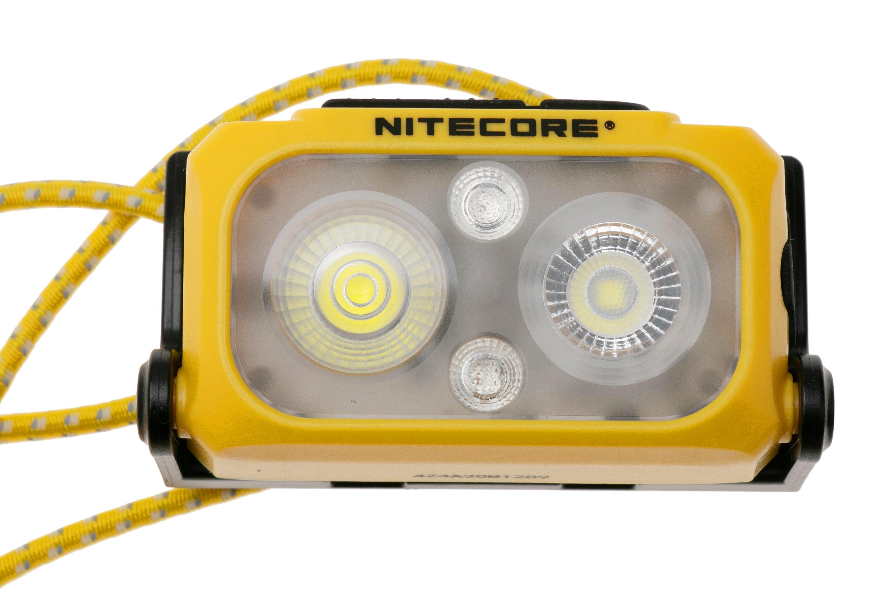 Nitecore NU21 Speed Yellow, rechargeable head torch, 360 lumen ...