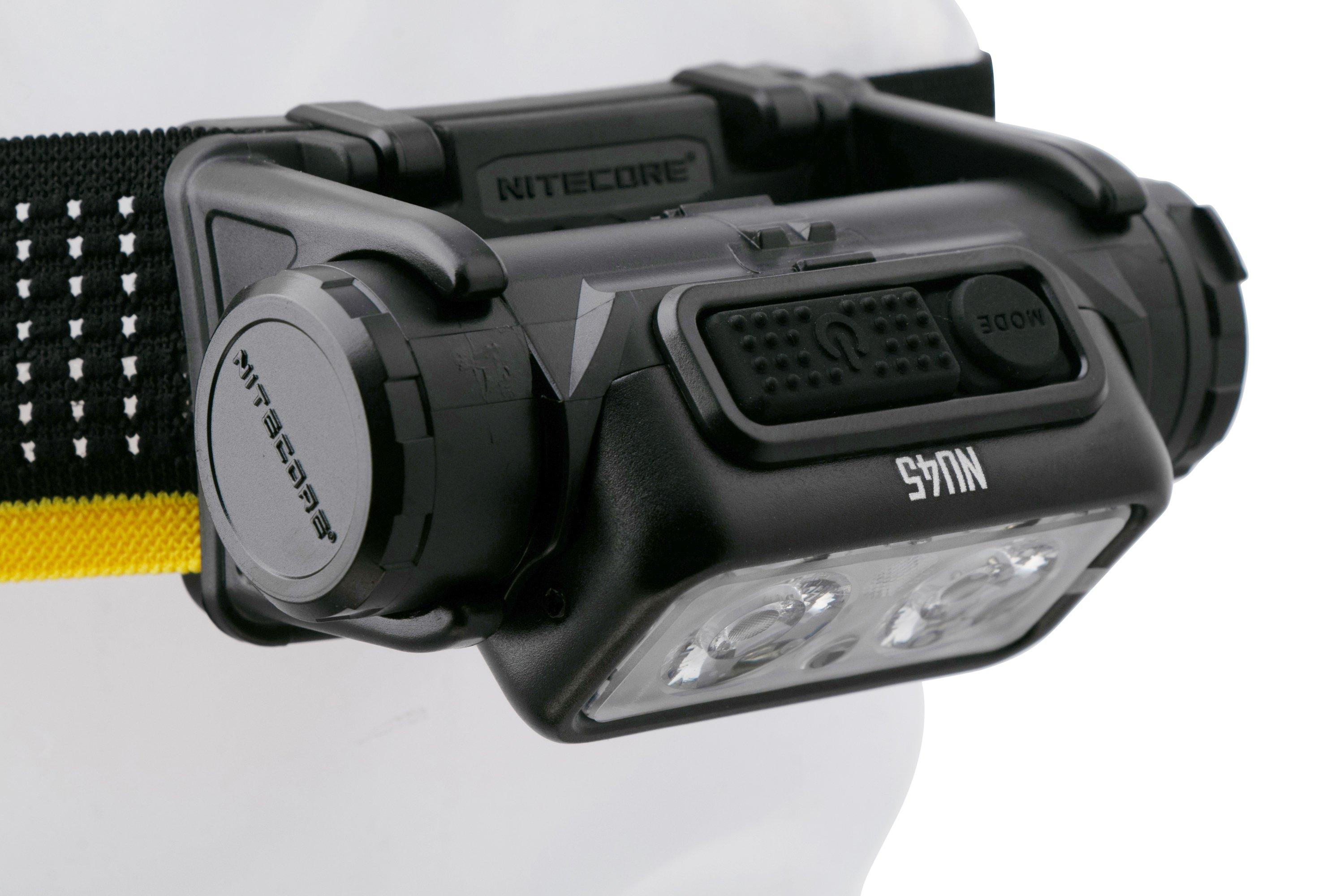 Nitecore NU45 rechargeable head torch, 1700 lumens | Advantageously ...