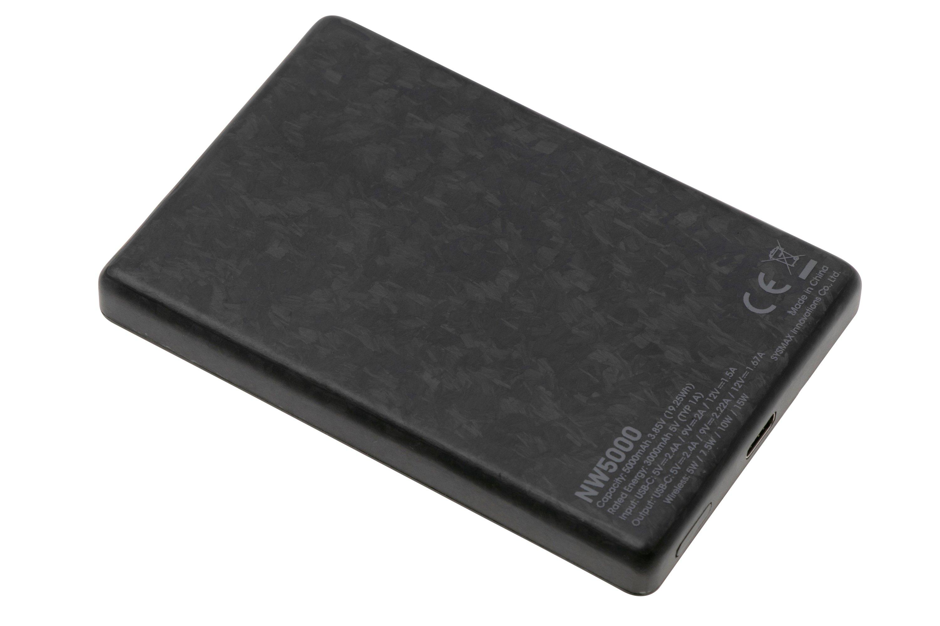 Nitecore NW5000 Magnetic Wireless Charging Powerbank, Forged Carbon ...
