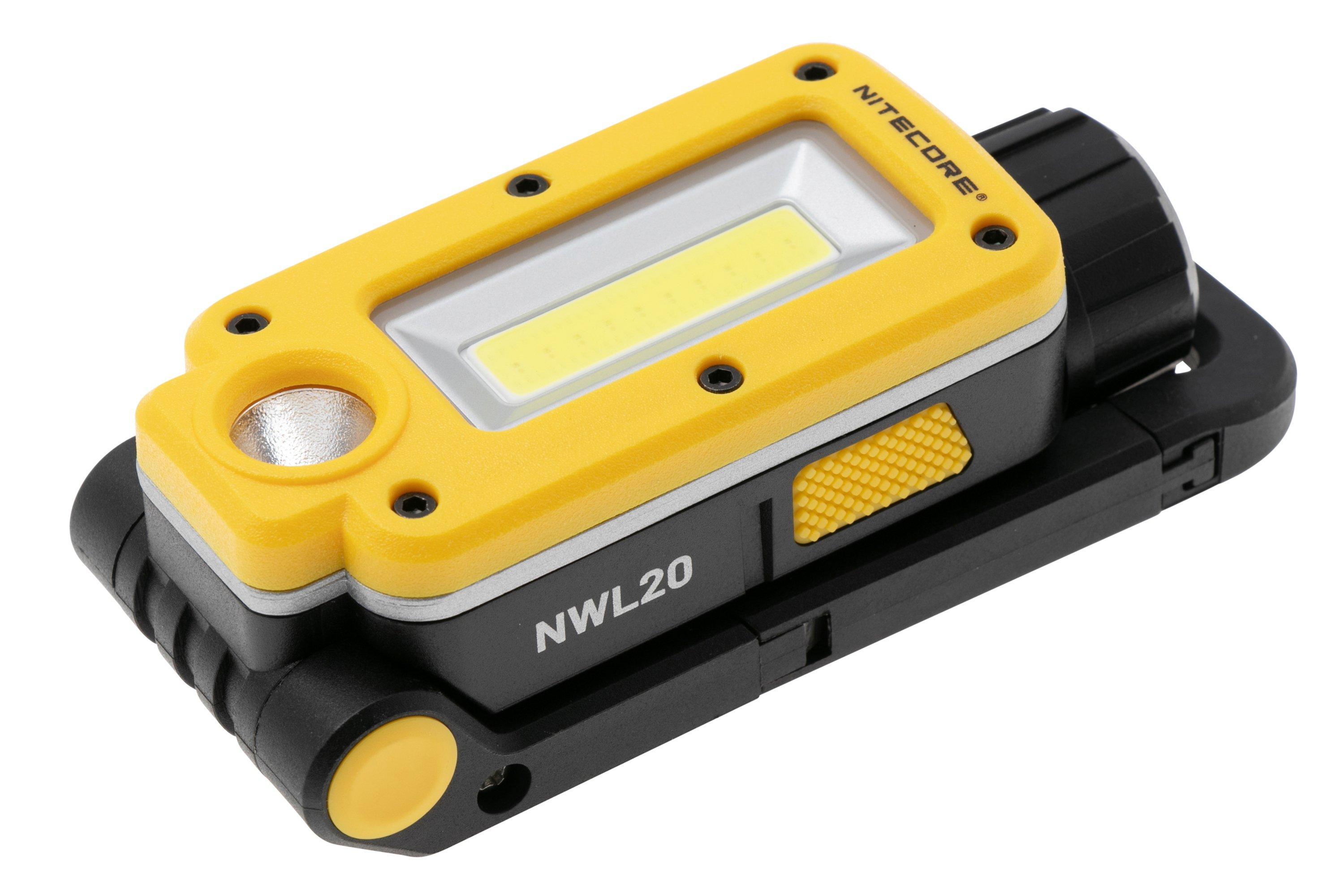 Nitecore NWL20 rechargeable multifunction work light, 600 lumens ...