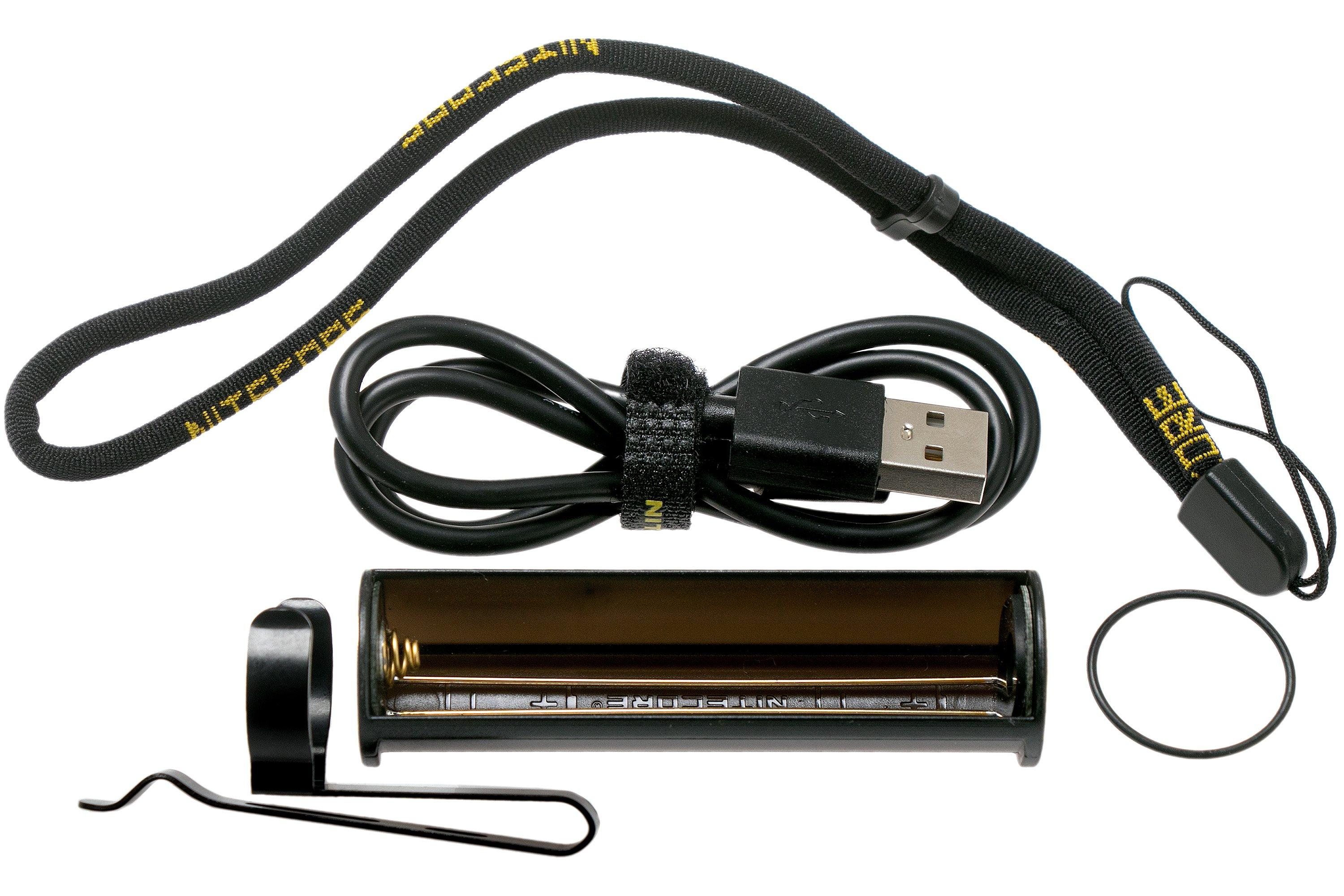 Nitecore P20i rechargeable tactical flashlight | Advantageously ...