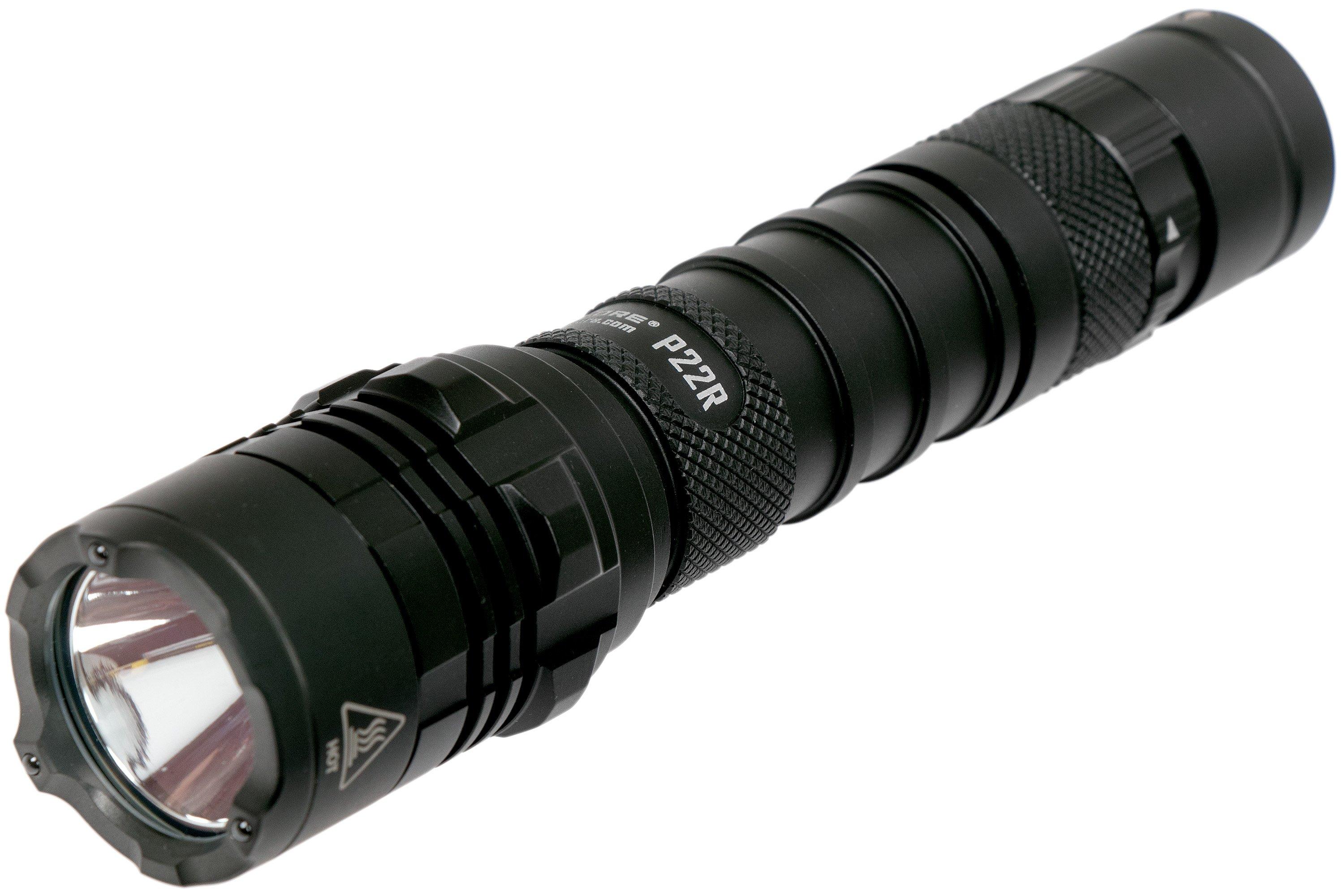 Nitecore P22R tactical flashlight, 1800 lumens | Advantageously ...