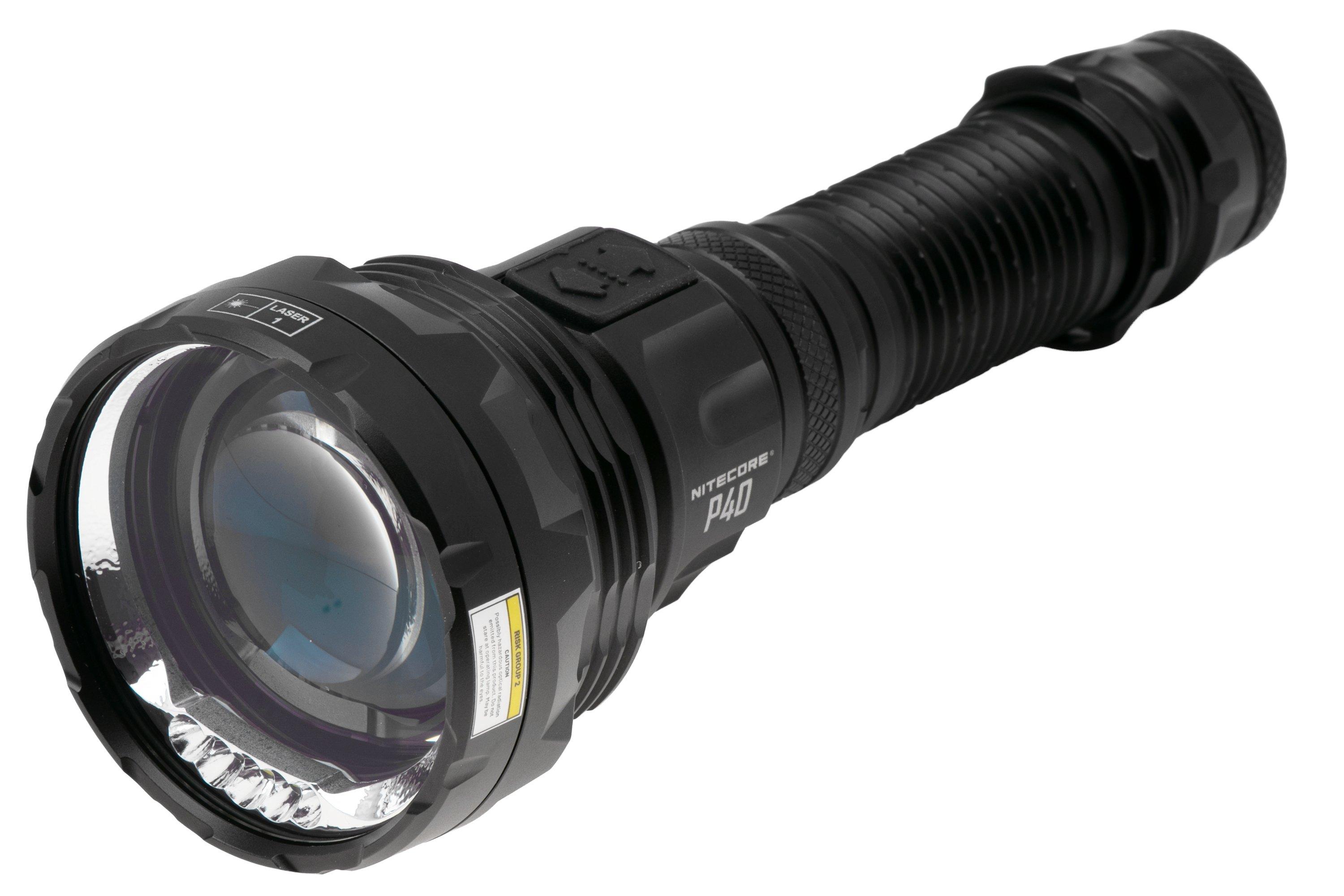 Nitecore P40, rechargeable LEP torch, 2000 lumens | Advantageously ...
