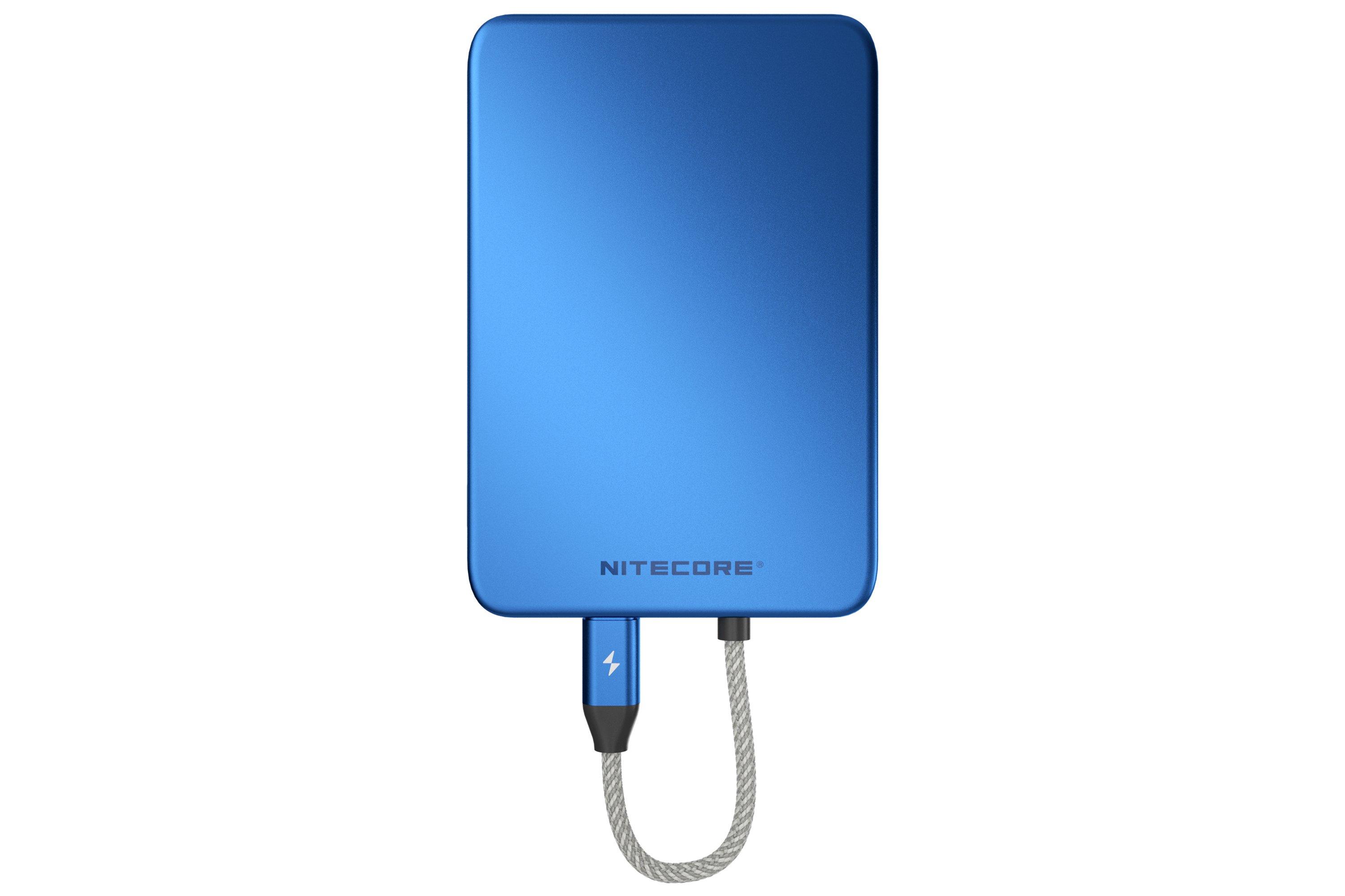 Nitecore POCKET 5 Magnetic Ultra Thin Power Bank, Cobalt Blue, power ...