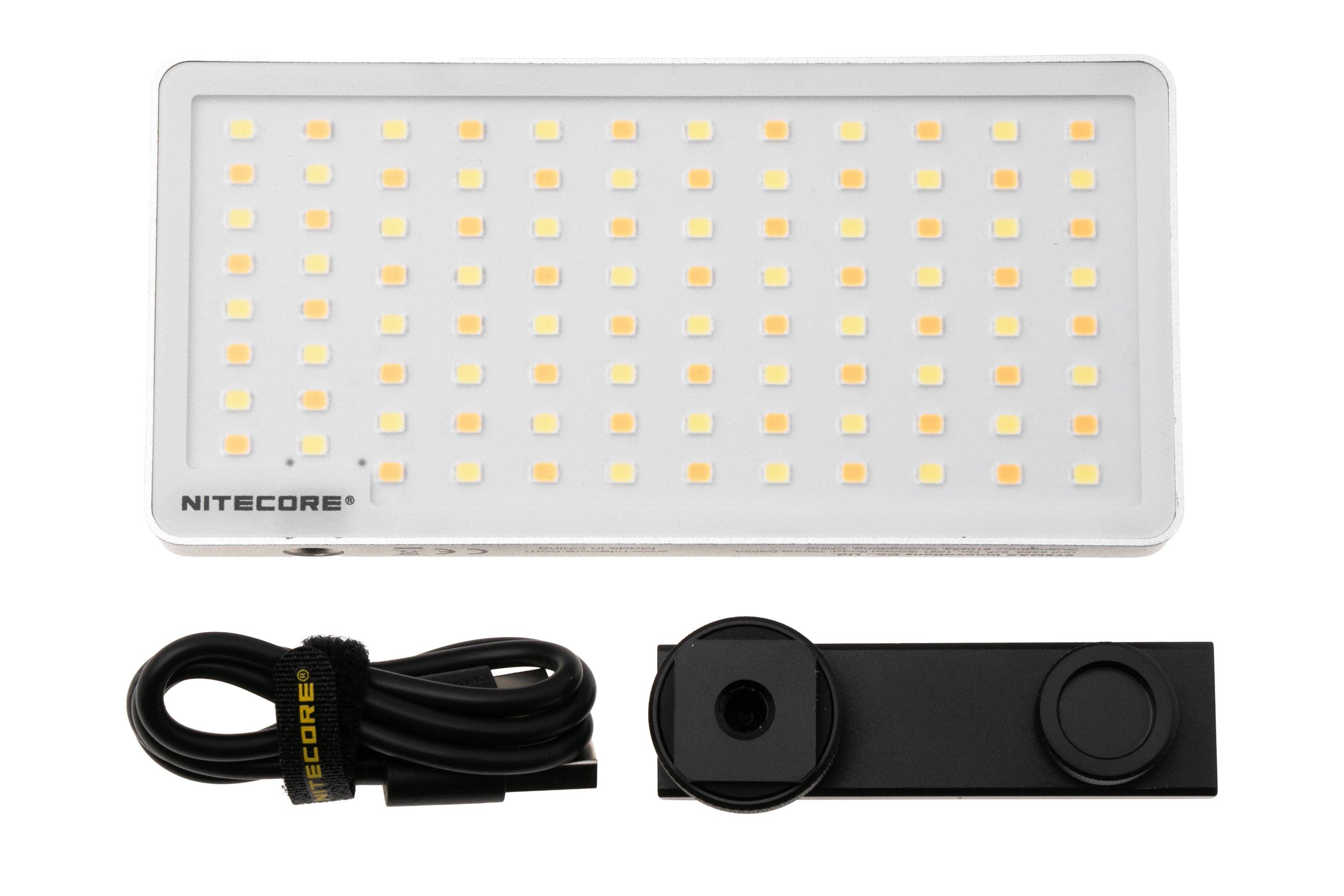 Nitecore SCL10 Smart Camera Light & Powerbank, lampe pour caméra et ...